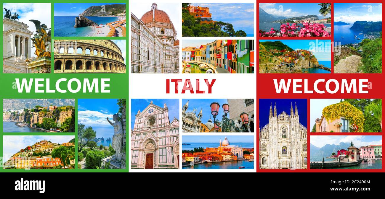 Italian Cities Collage