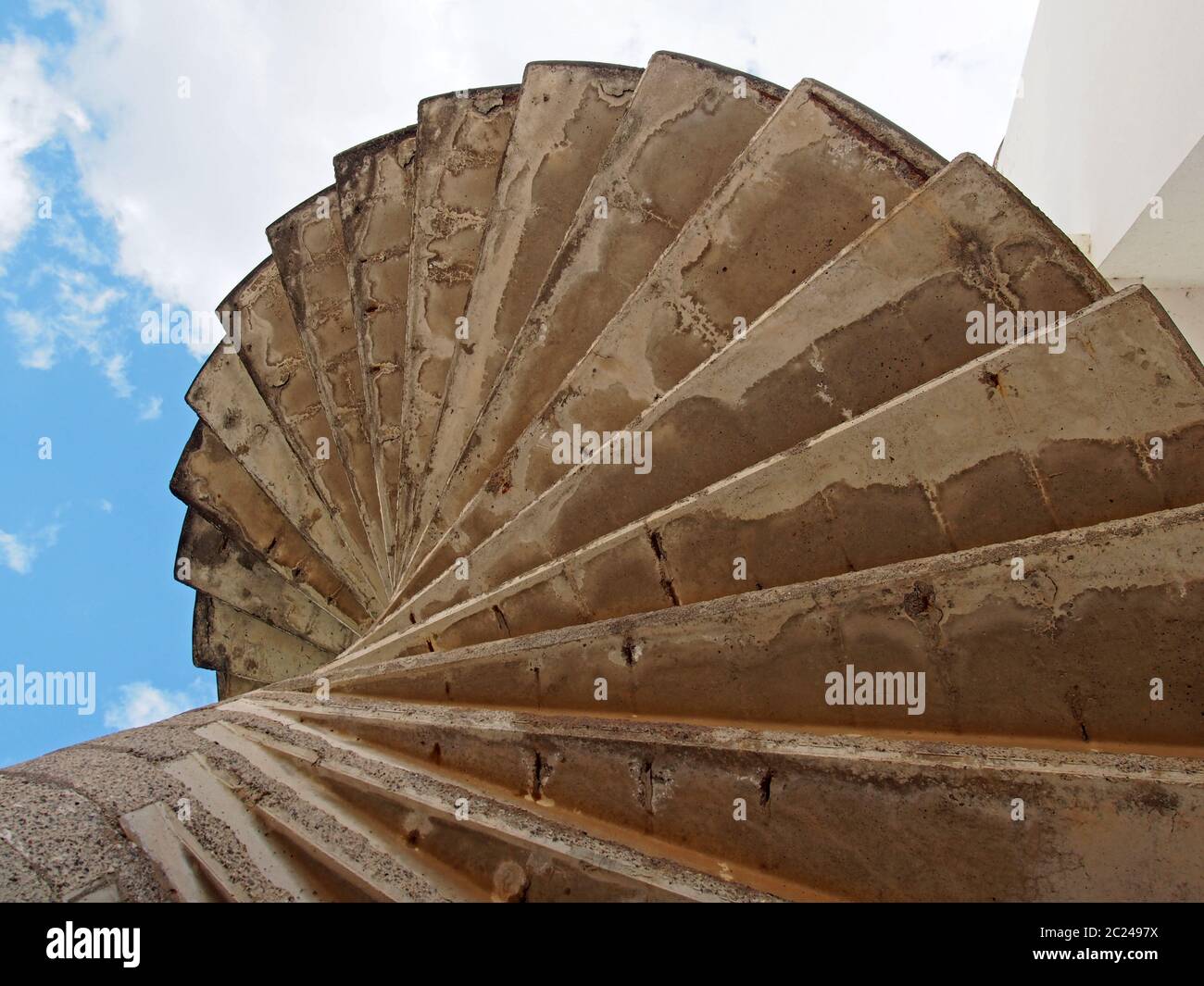 Concrete spiral staircase hi-res stock photography and images - Alamy