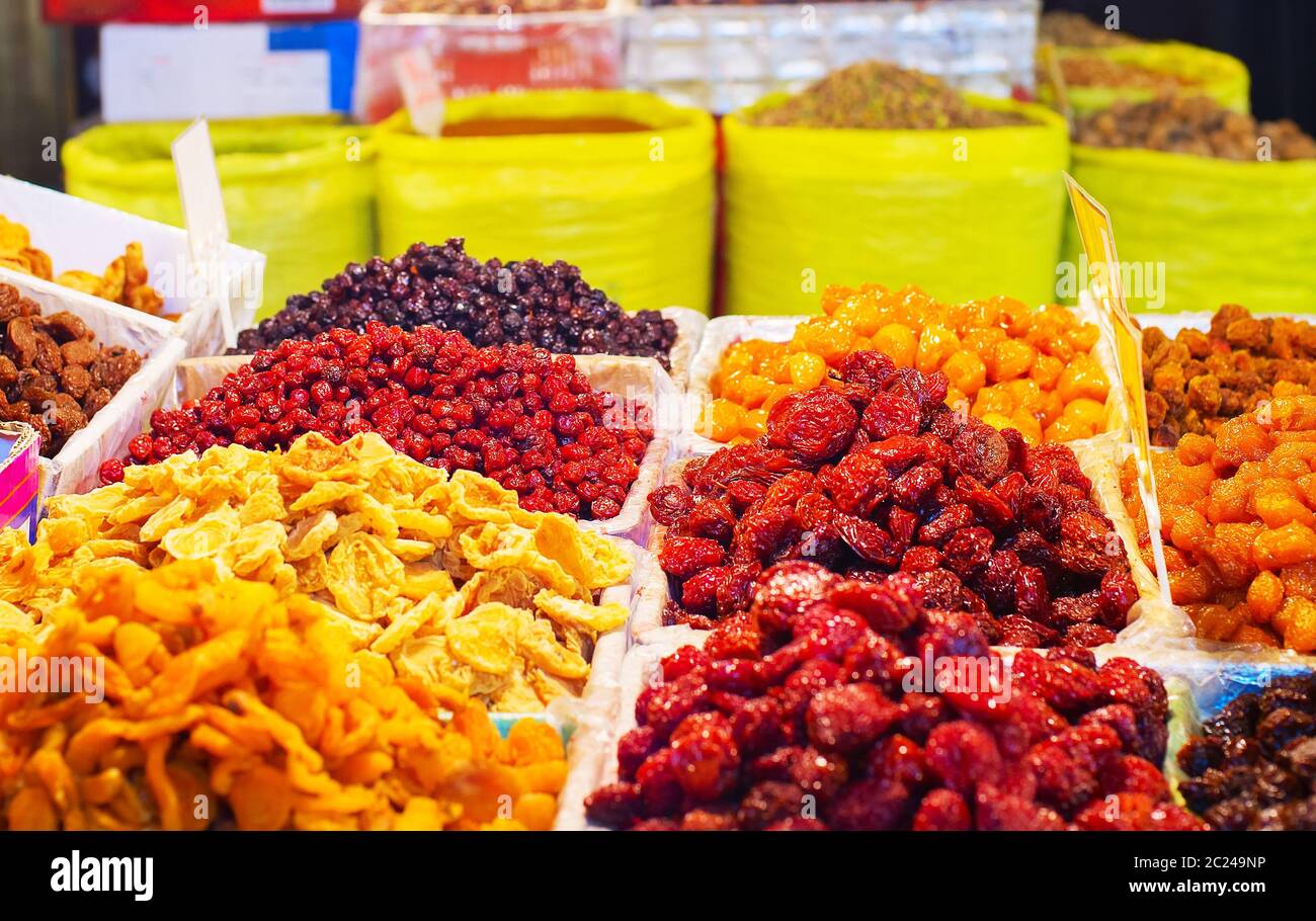 Dried fruits at Grand Bazaar Stock Photo - Alamy