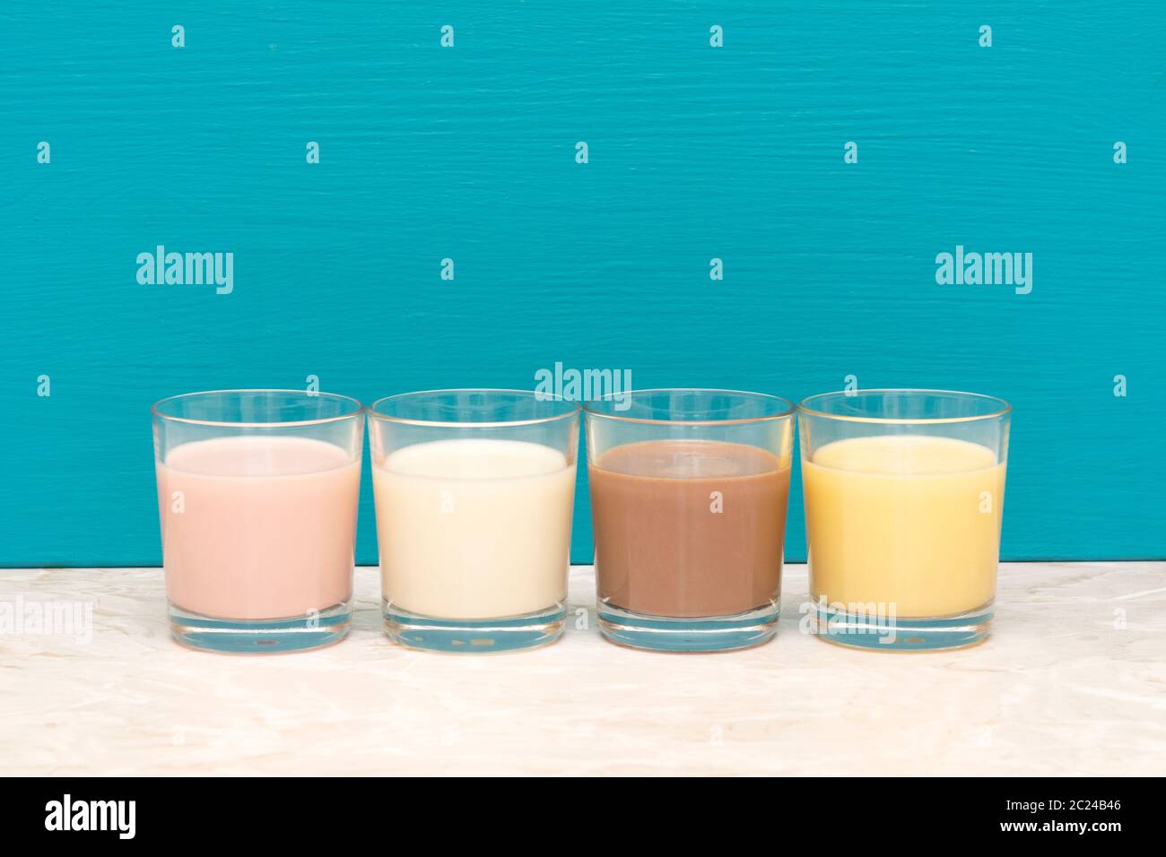 Strawberry banana milkshakes hi-res stock photography and images - Alamy