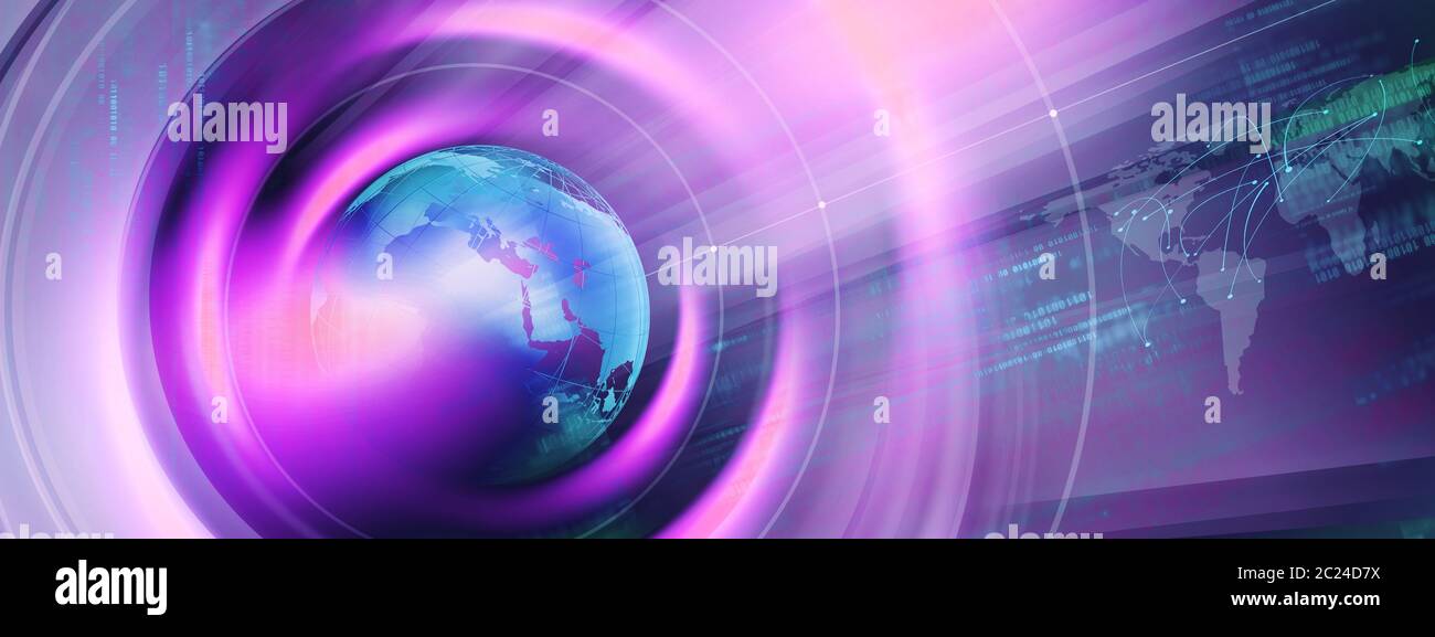 Graphical Modern Digital World News Background, Technology ...