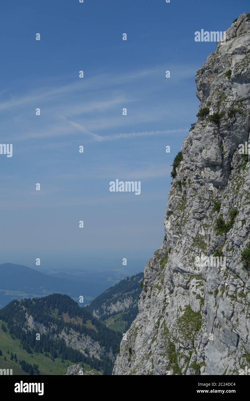 hiking in the german alps Stock Photo - Alamy