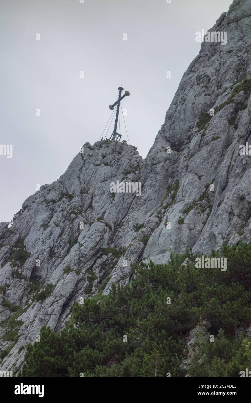 hiking in the german alps Stock Photo - Alamy