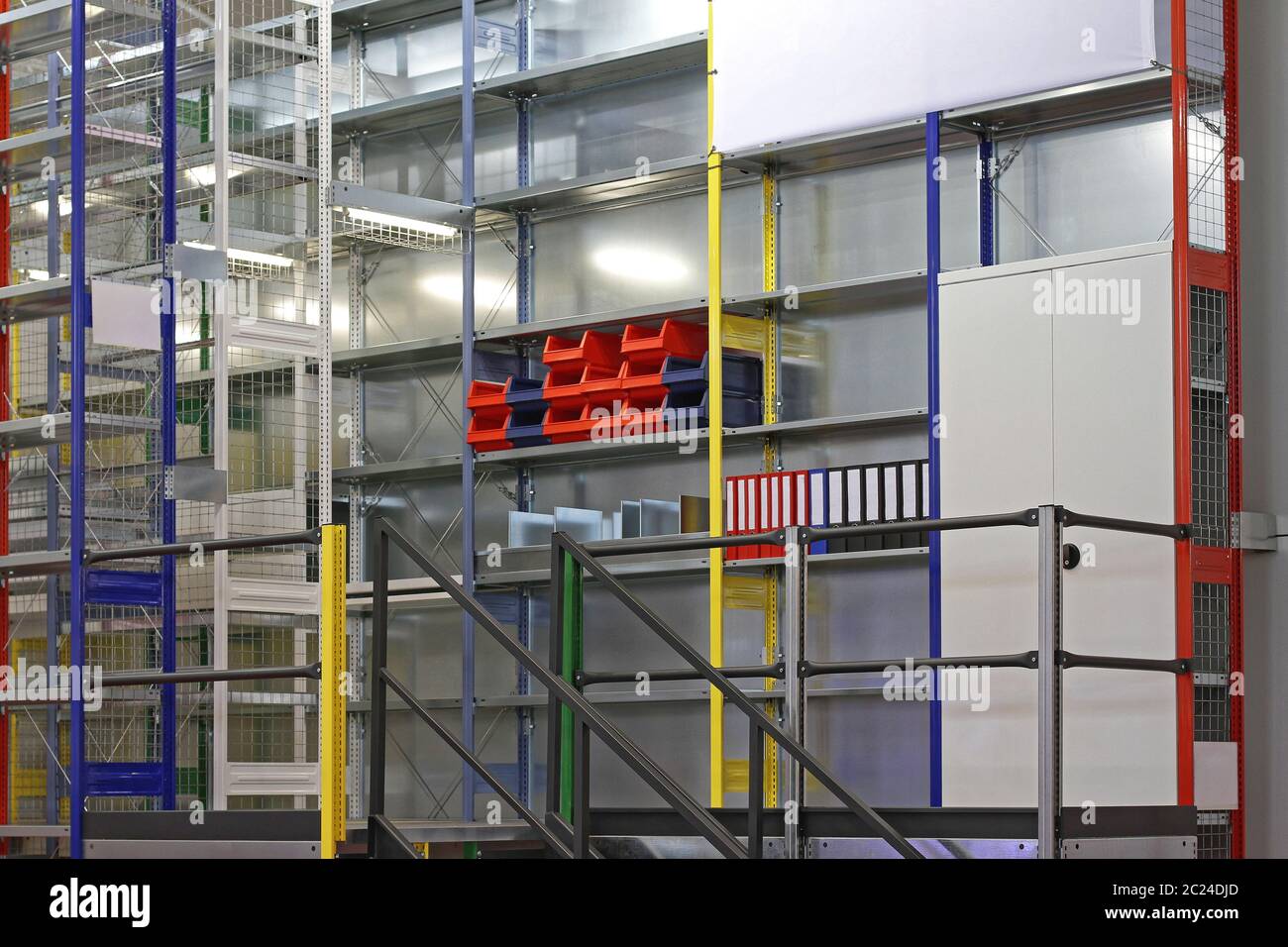 Shelving System in Archive Storage Room Stock Photo - Alamy