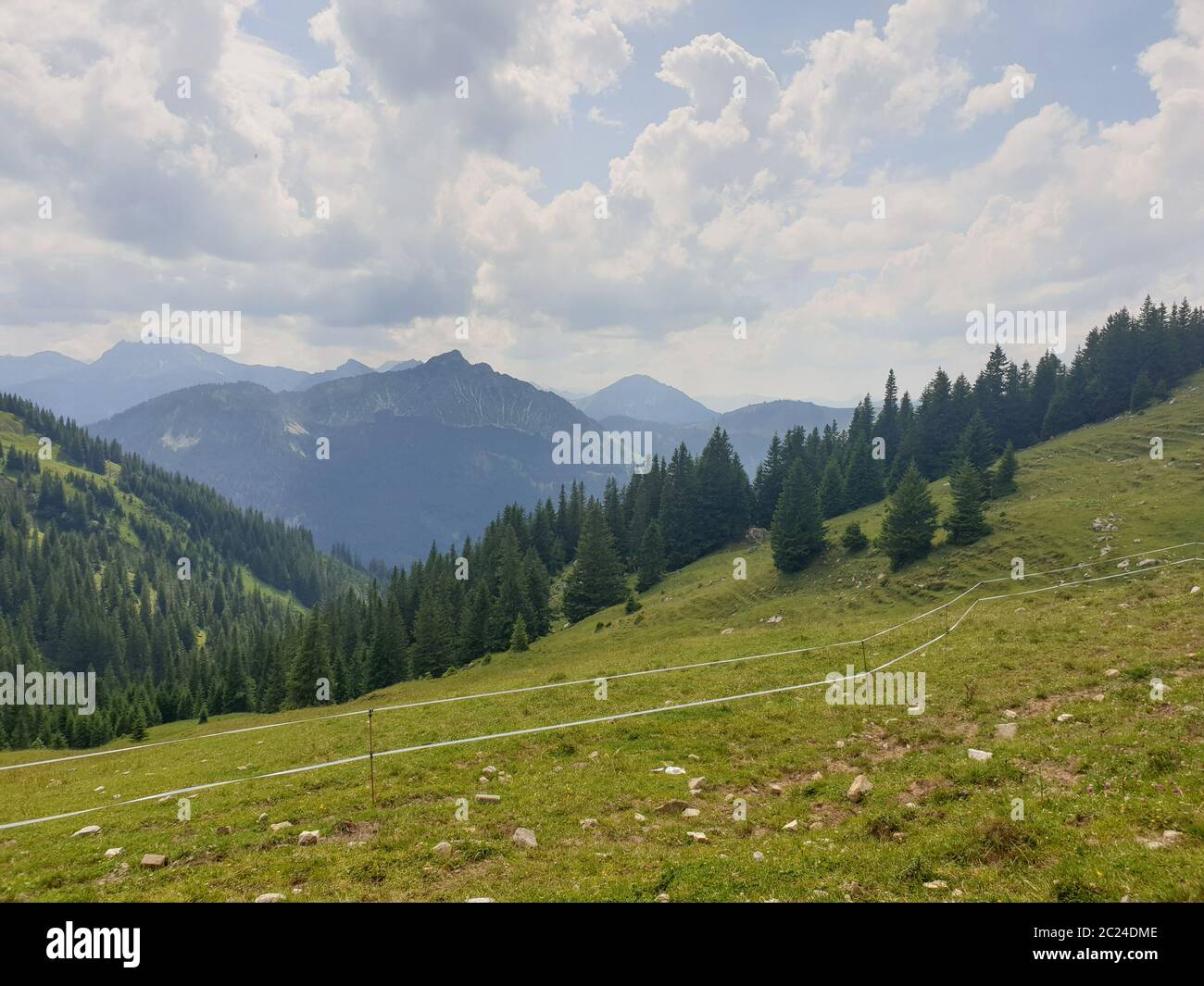 hiking in the german alps Stock Photo - Alamy