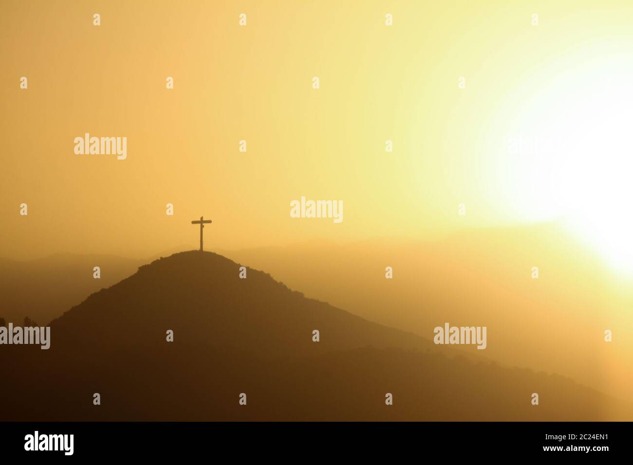 Lonely cross hi-res stock photography and images - Alamy