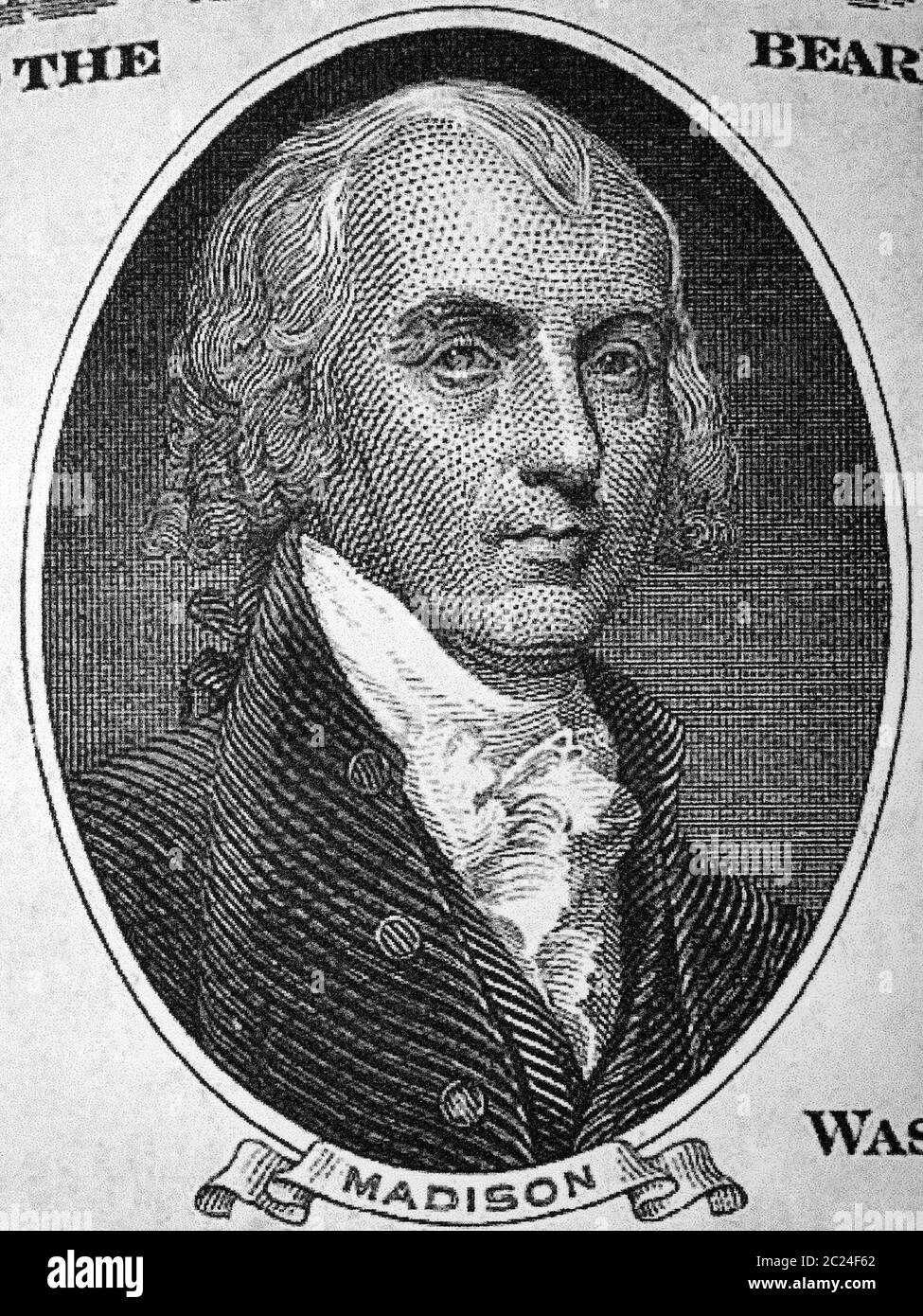 James Madison a portrait Stock Photo - Alamy