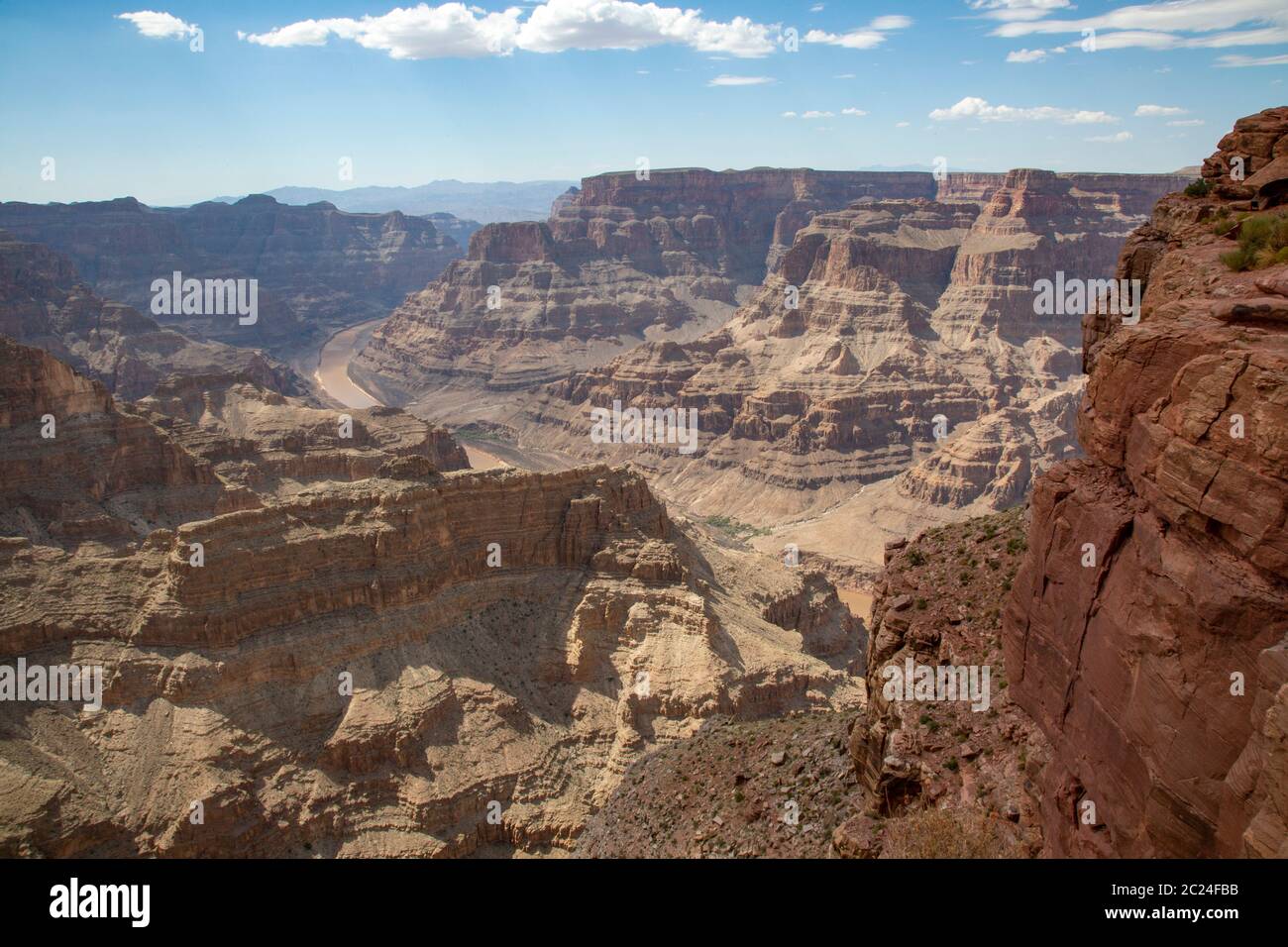 Water from the Colorado River flows through Canyon of Grand Canyon ...