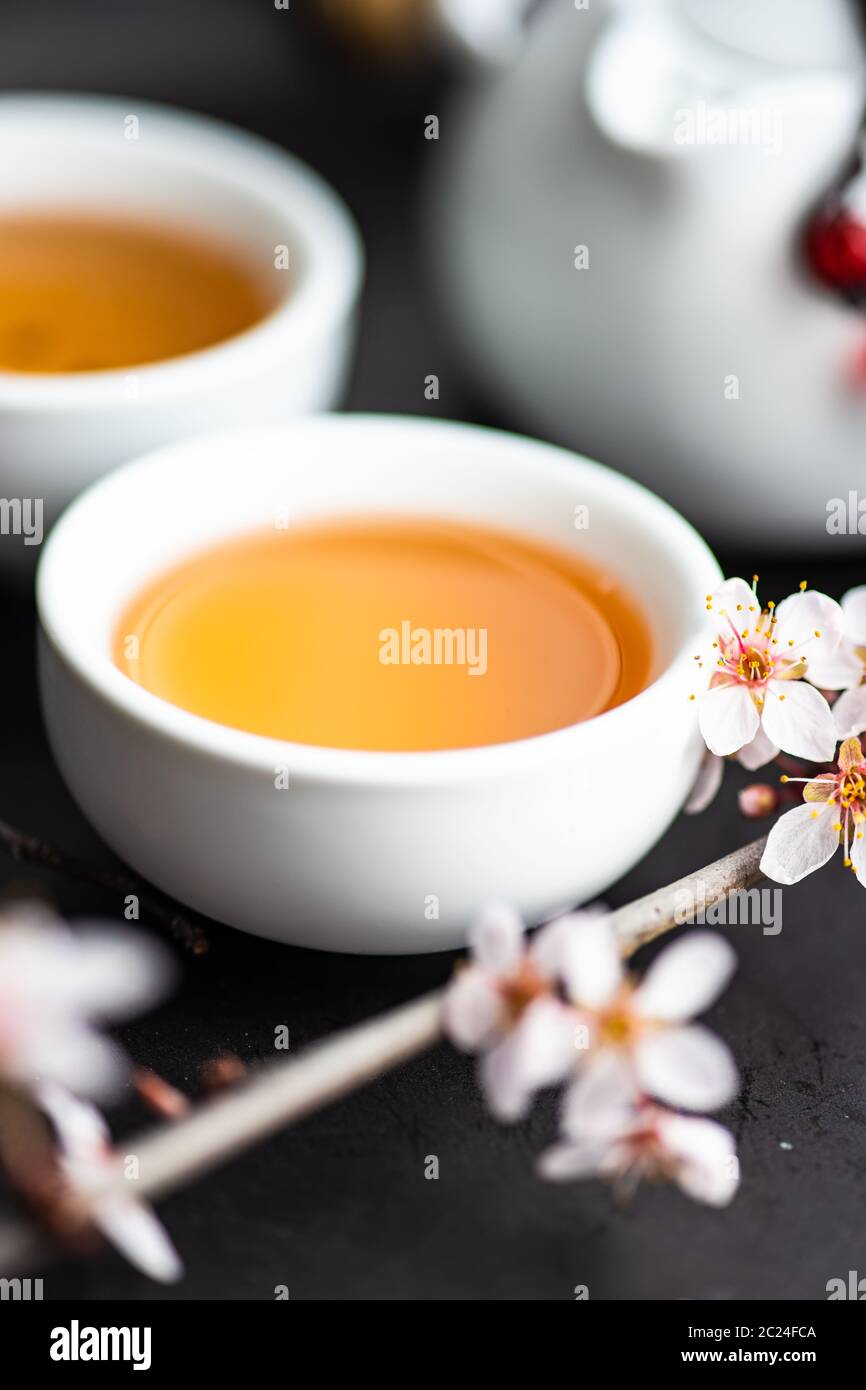 Asian style green tea concept Stock Photo - Alamy