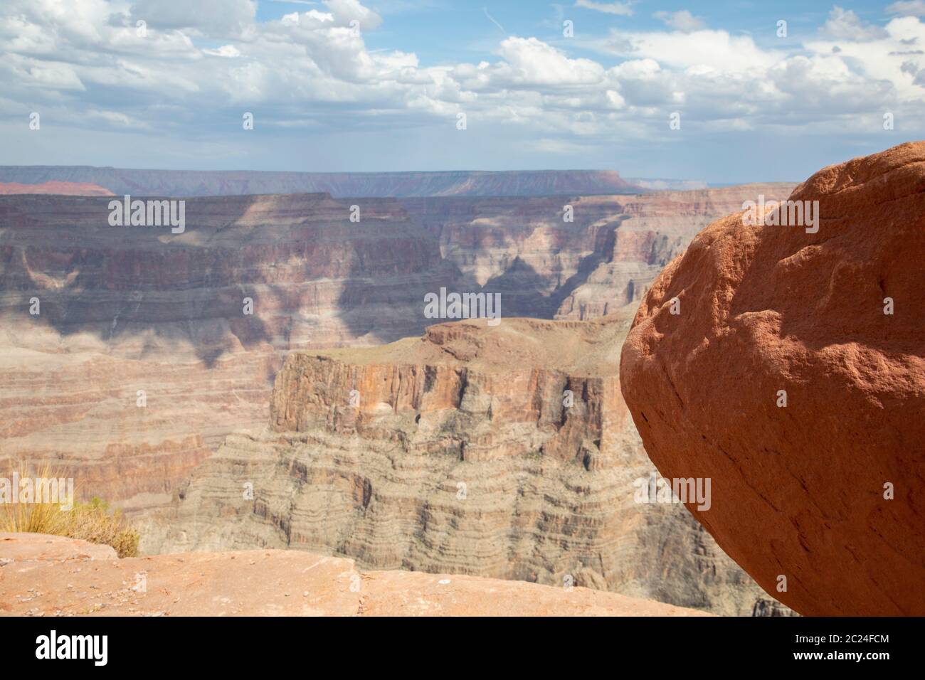 Red sandstone on ridge to Canyon of Grand Canyon Stock Photo - Alamy