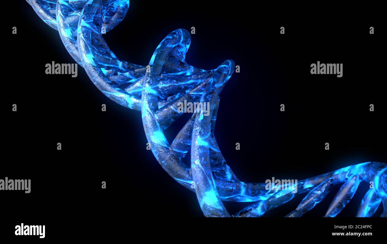 DNA. Abstract 3d polygonal wireframe DNA molecule helix spiral Stock ...