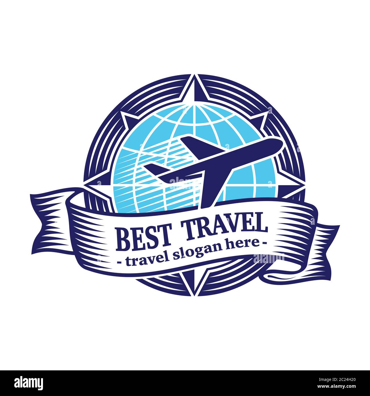 Travel logo. Vector and illustration Stock Vector Image & Art - Alamy