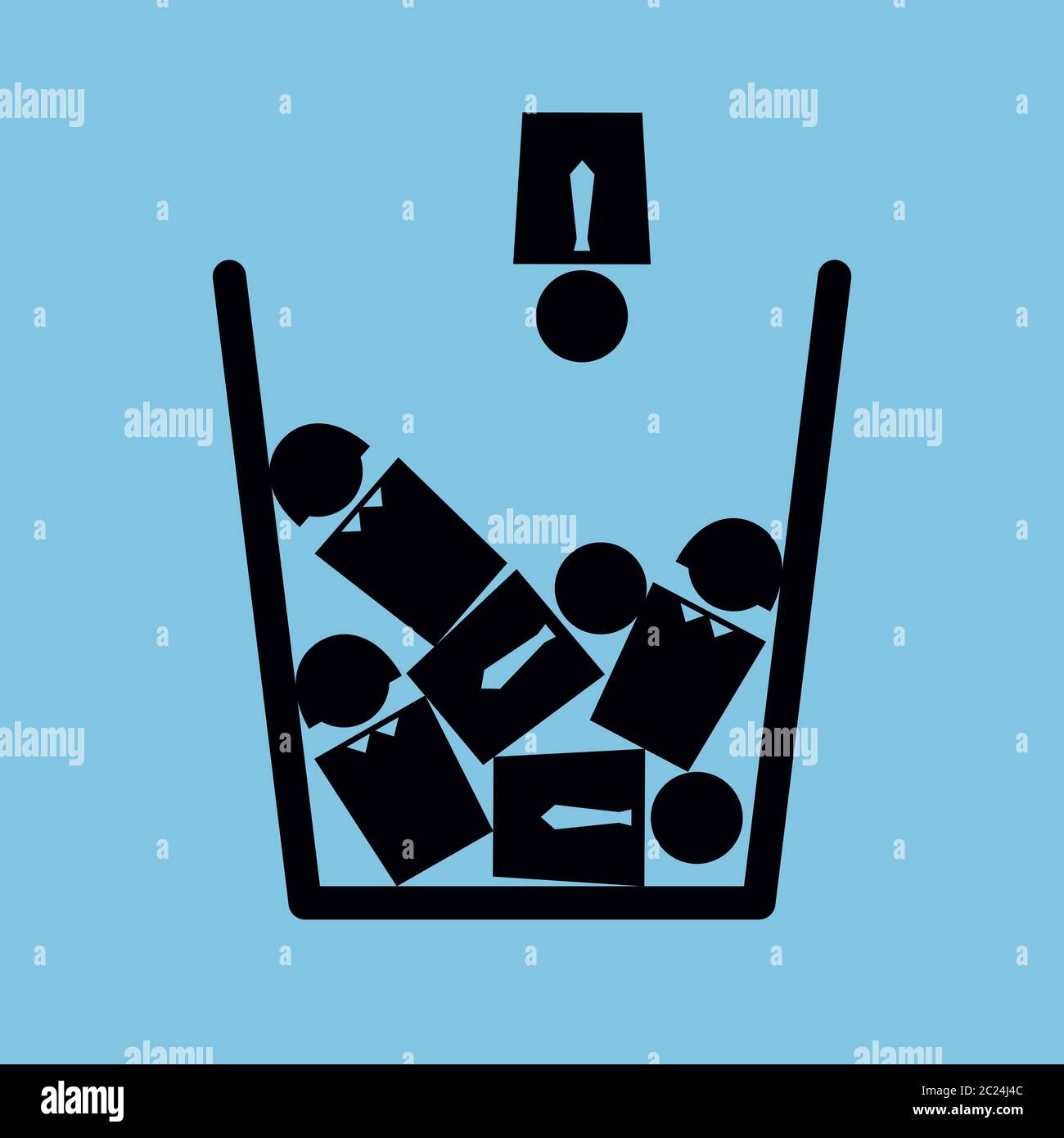 Personnel reduction Stock Vector Images - Alamy