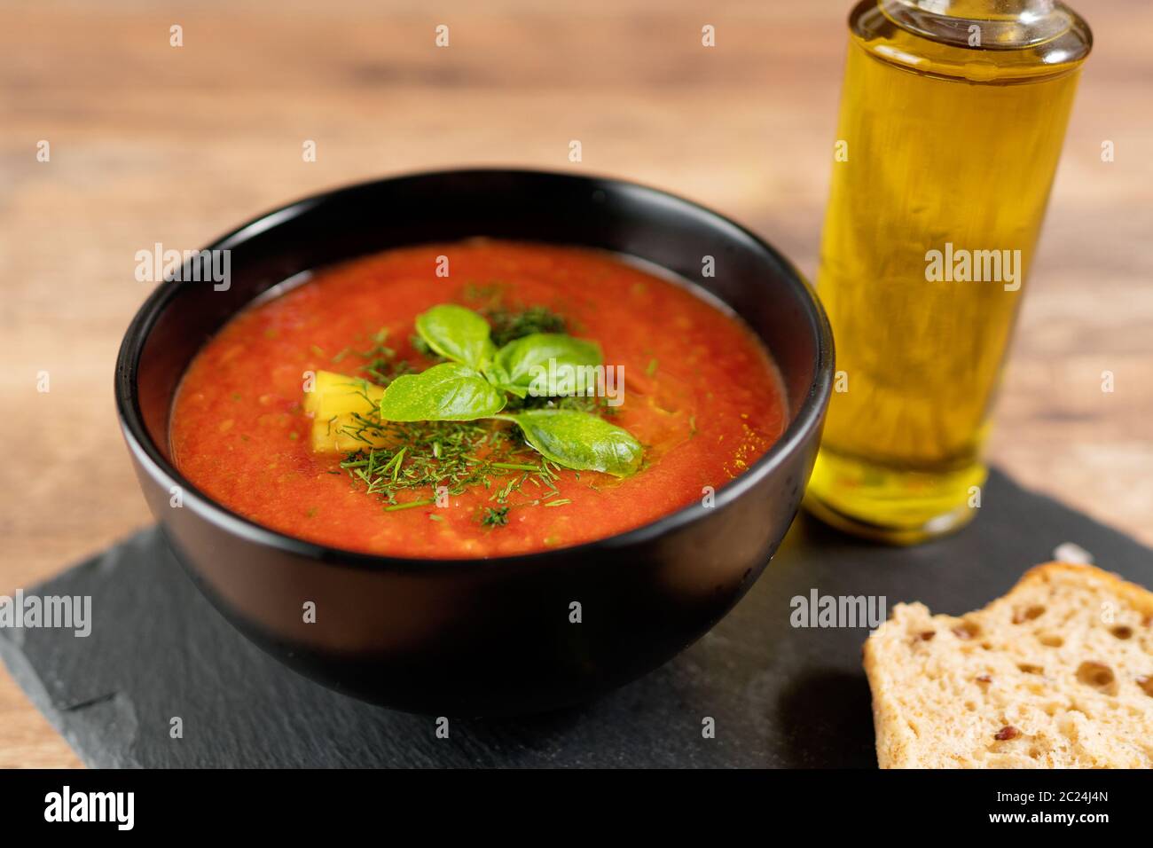 Traditional spanish dish cold soup hi-res stock photography and images ...
