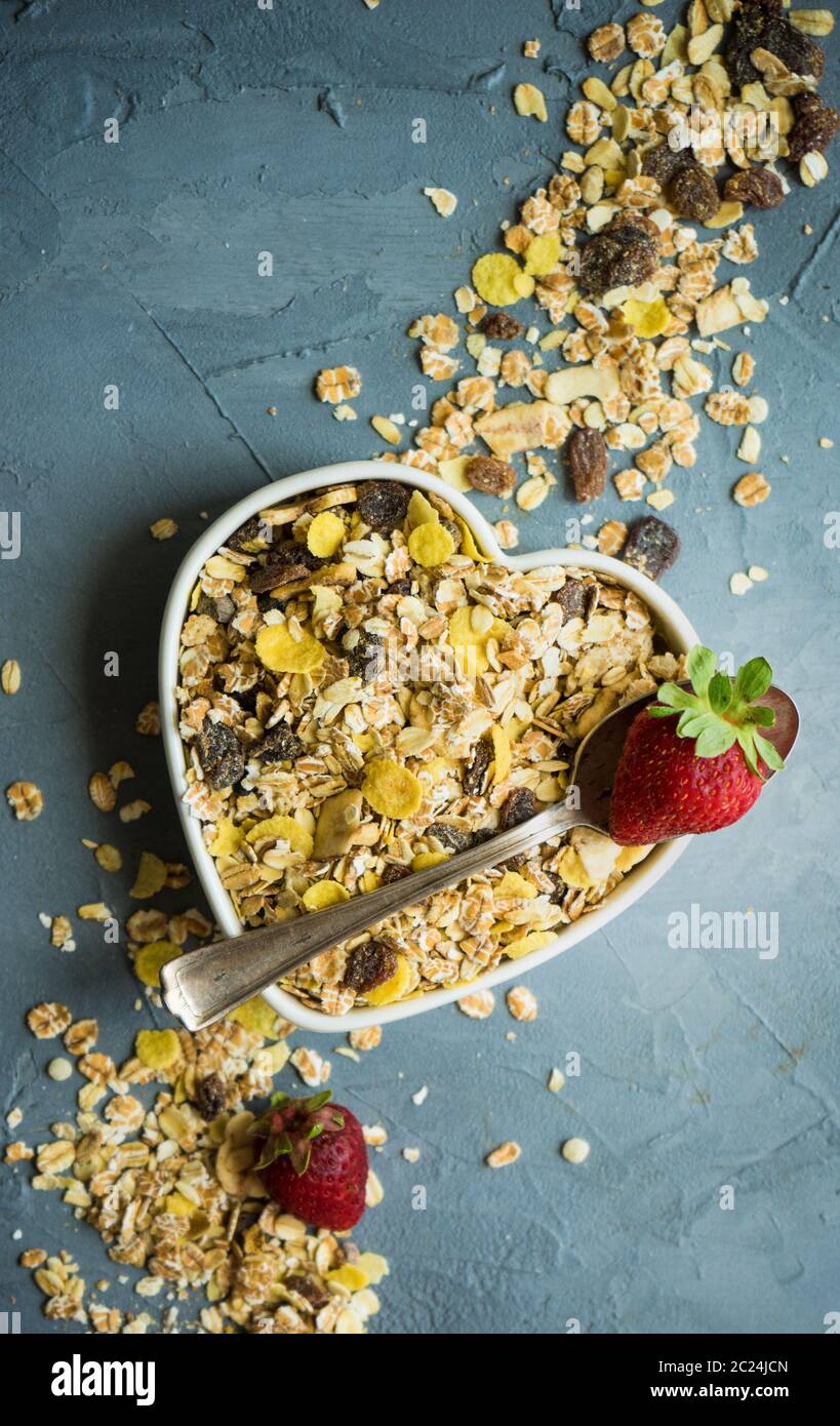 Healthy breakfast concept Stock Photo - Alamy
