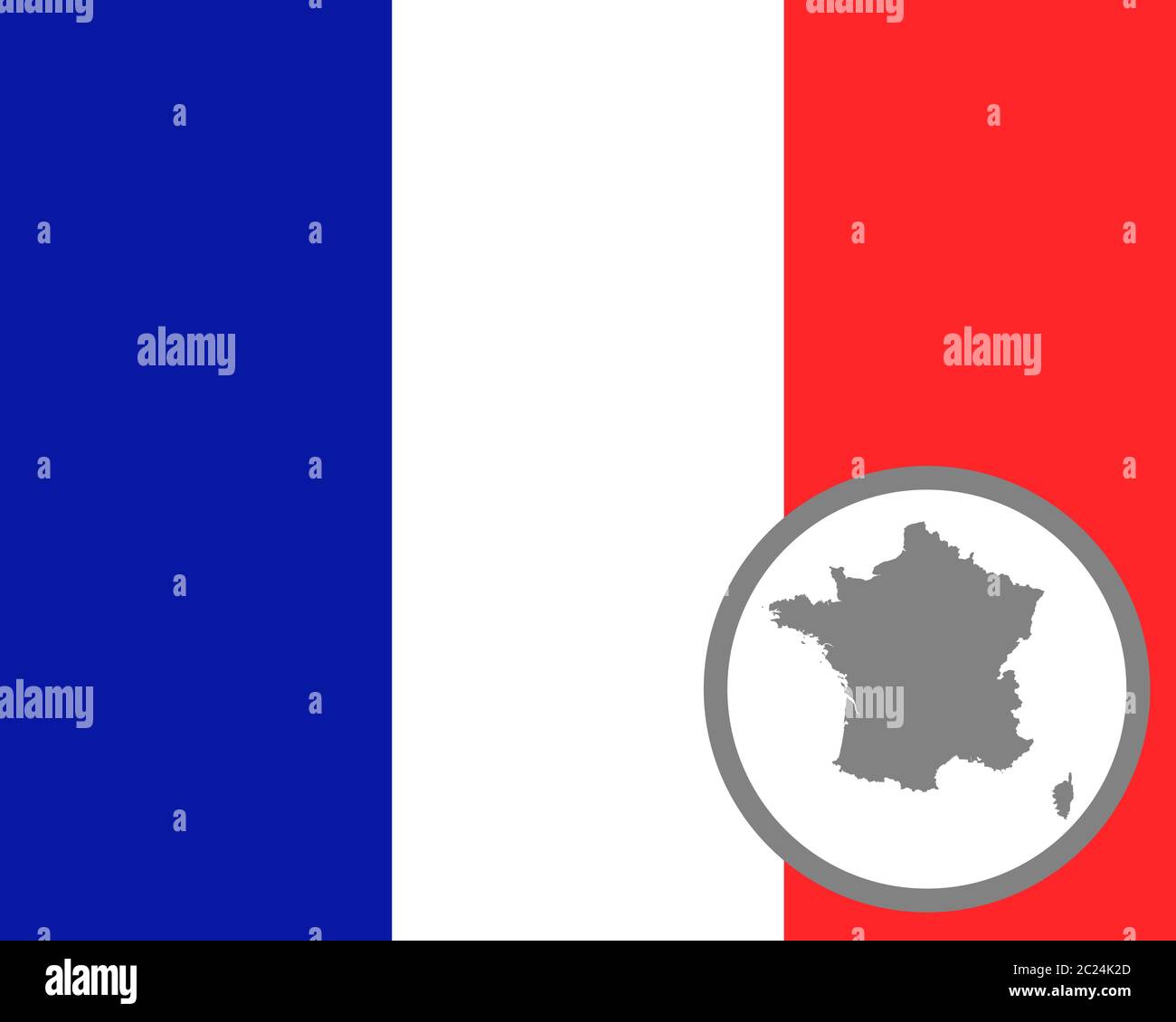 French flag and map Stock Photo - Alamy