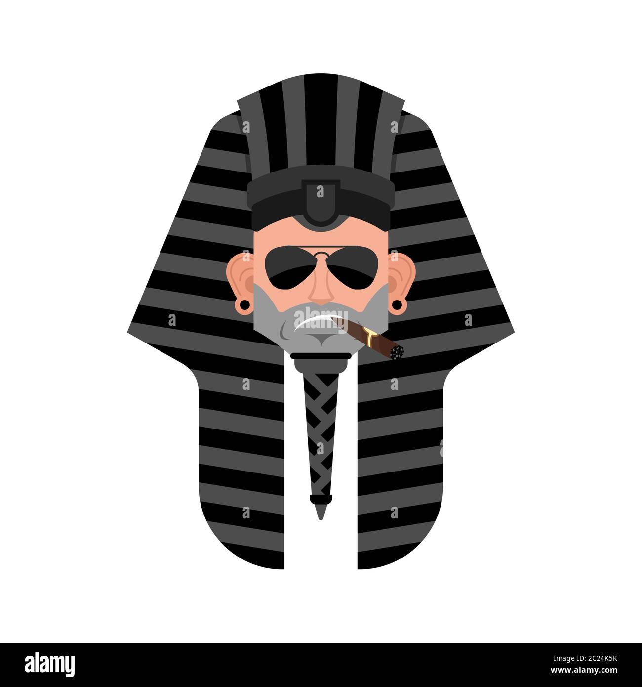 Pharaoh Cool serious avatar of emotions. Rulers of ancient Egypt ...