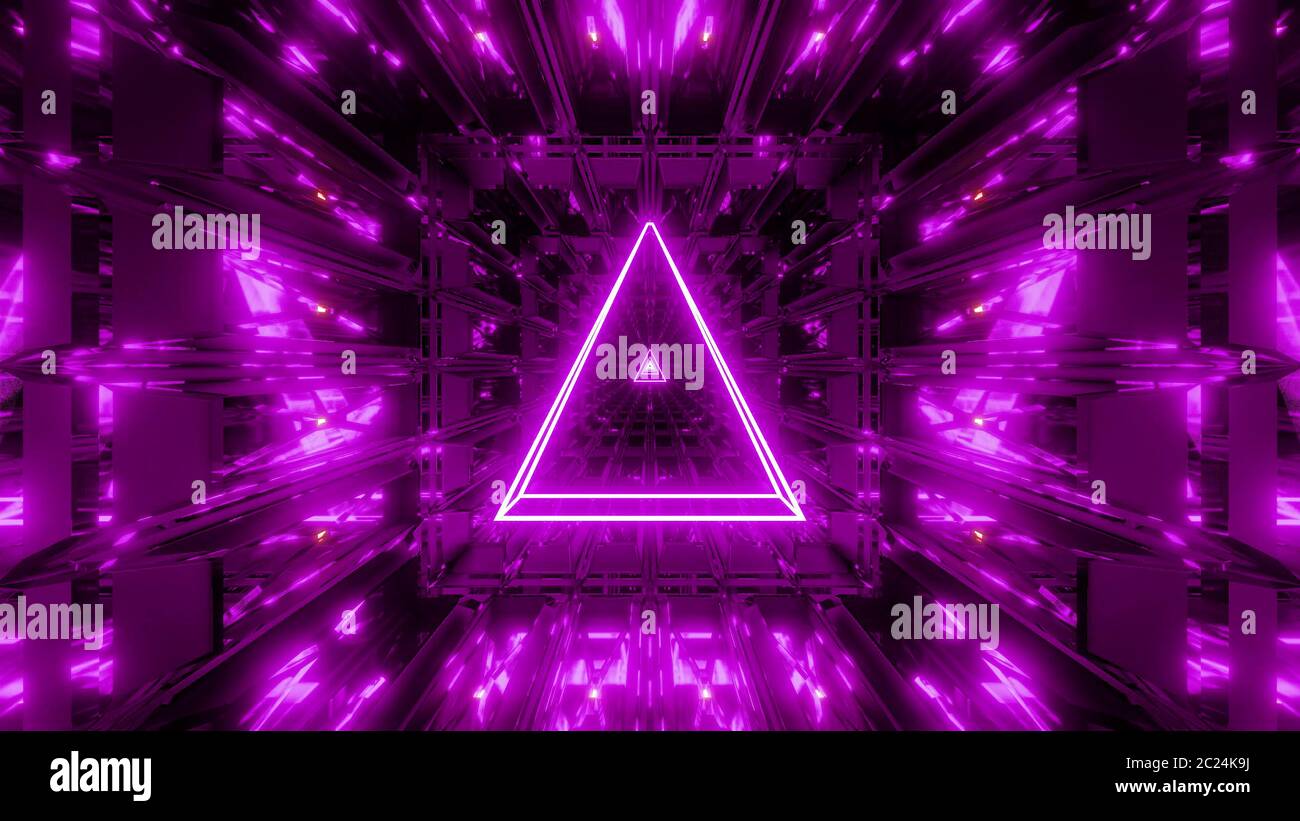 pink glowing holy wireframe 3d illustration background wallpaper with ...