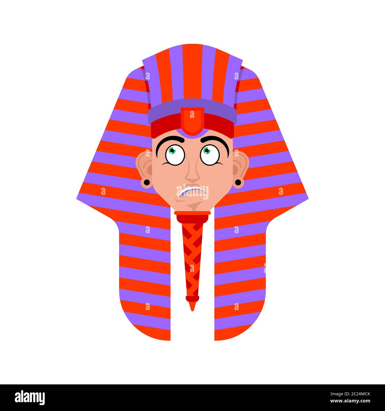 Pharaoh confused emoji. Rulers of ancient Egypt perplexed emotions ...