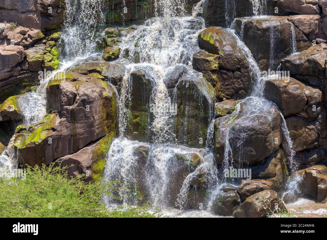 Fall in Awash National Park. Waterfalls in Awash wildlife reserve in ...