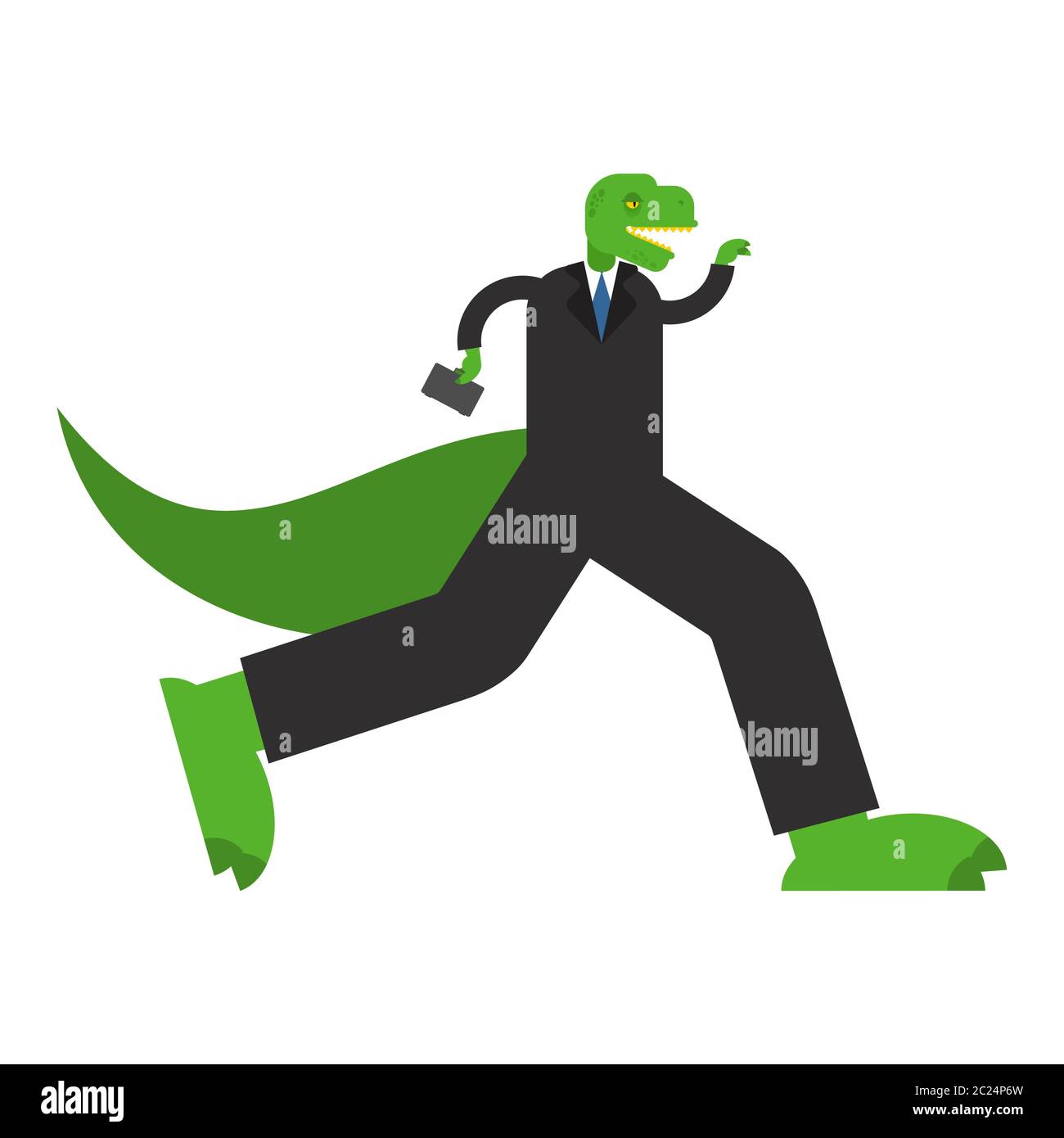 T-Rex boss. Tyrannosaurus businessman. Dinosaur in suit Stock Vector ...