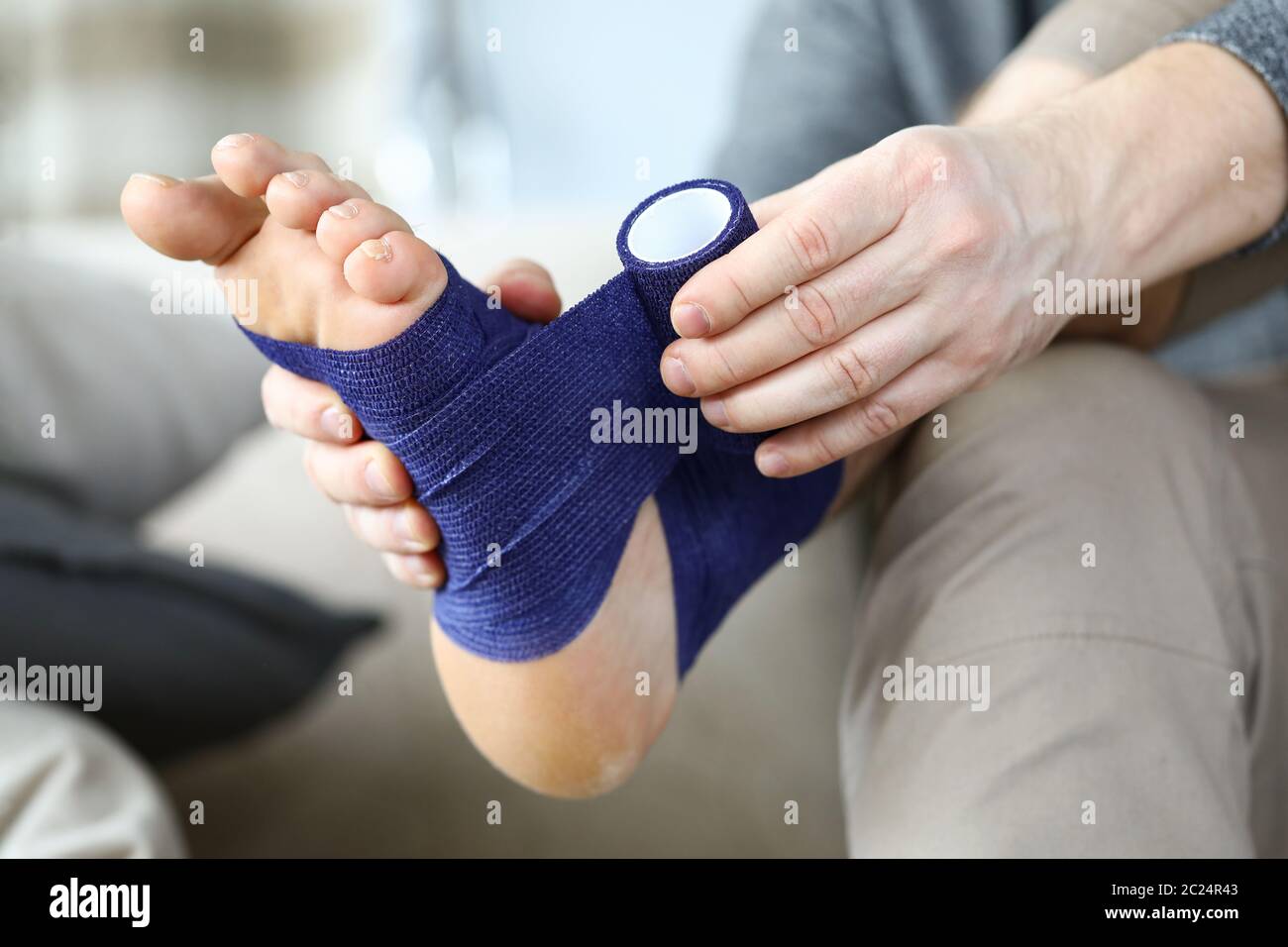 Feet Bandage High Resolution Stock Photography and Images - Alamy
