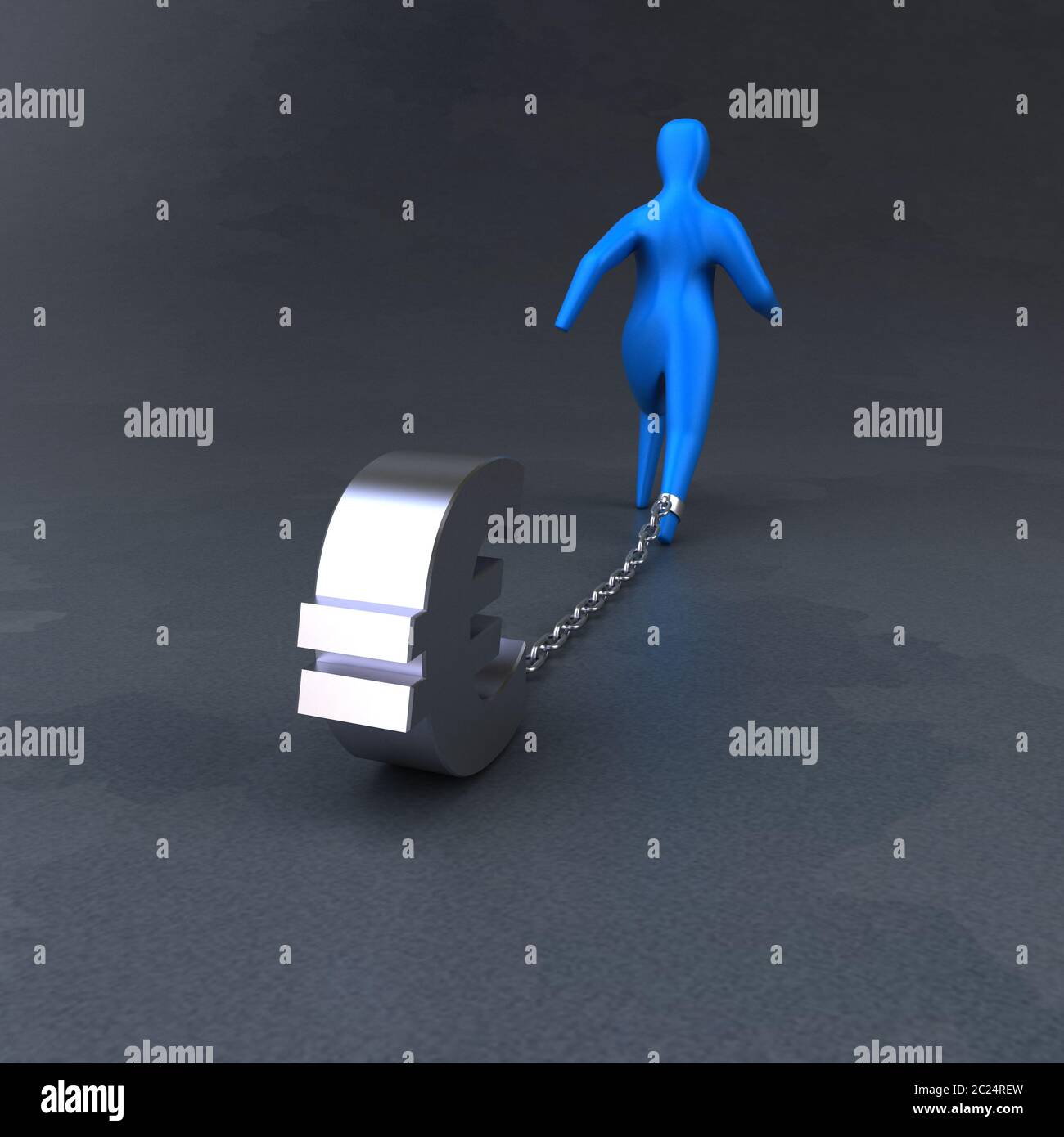 Burden symbol - 3D Illustration Stock Photo - Alamy