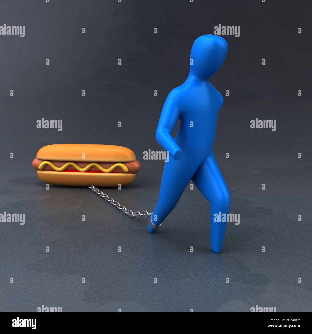 Burden symbol - 3D Illustration Stock Photo - Alamy
