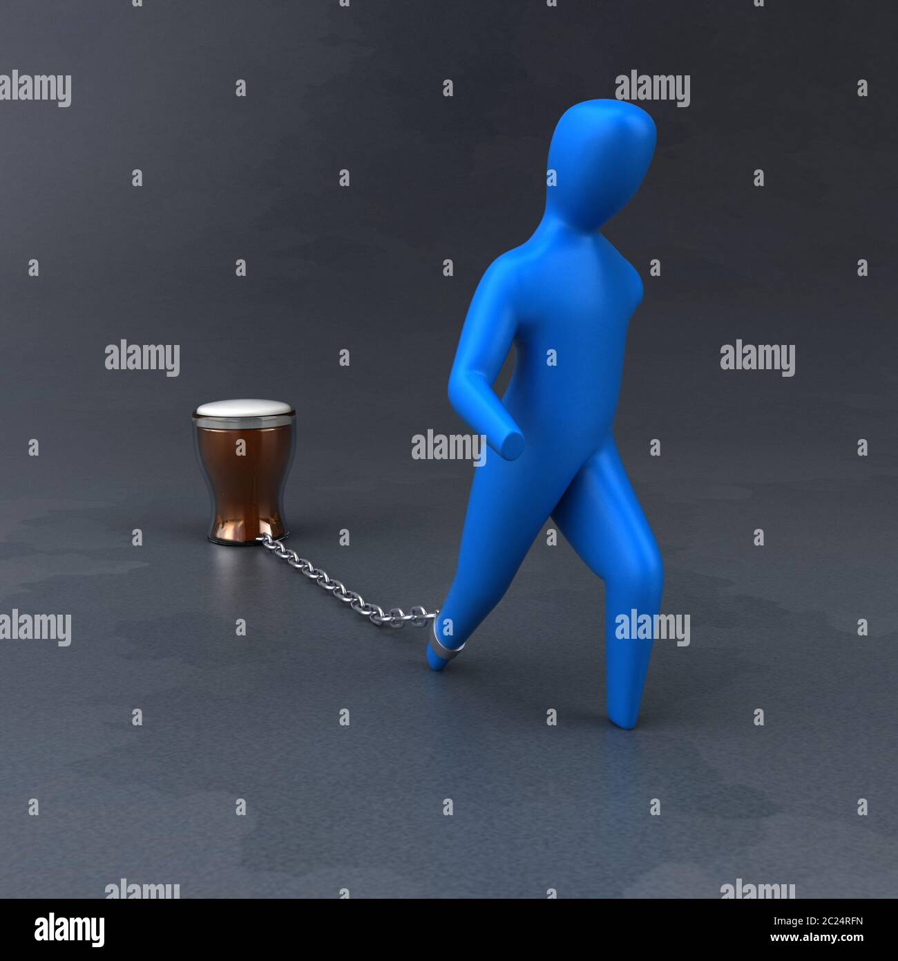 Burden symbol - 3D Illustration Stock Photo - Alamy