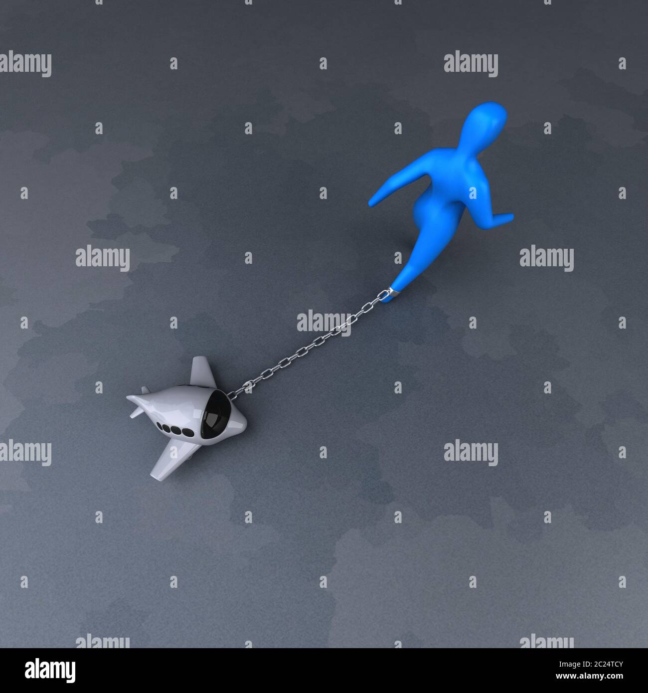 Burden symbol - 3D Illustration Stock Photo - Alamy