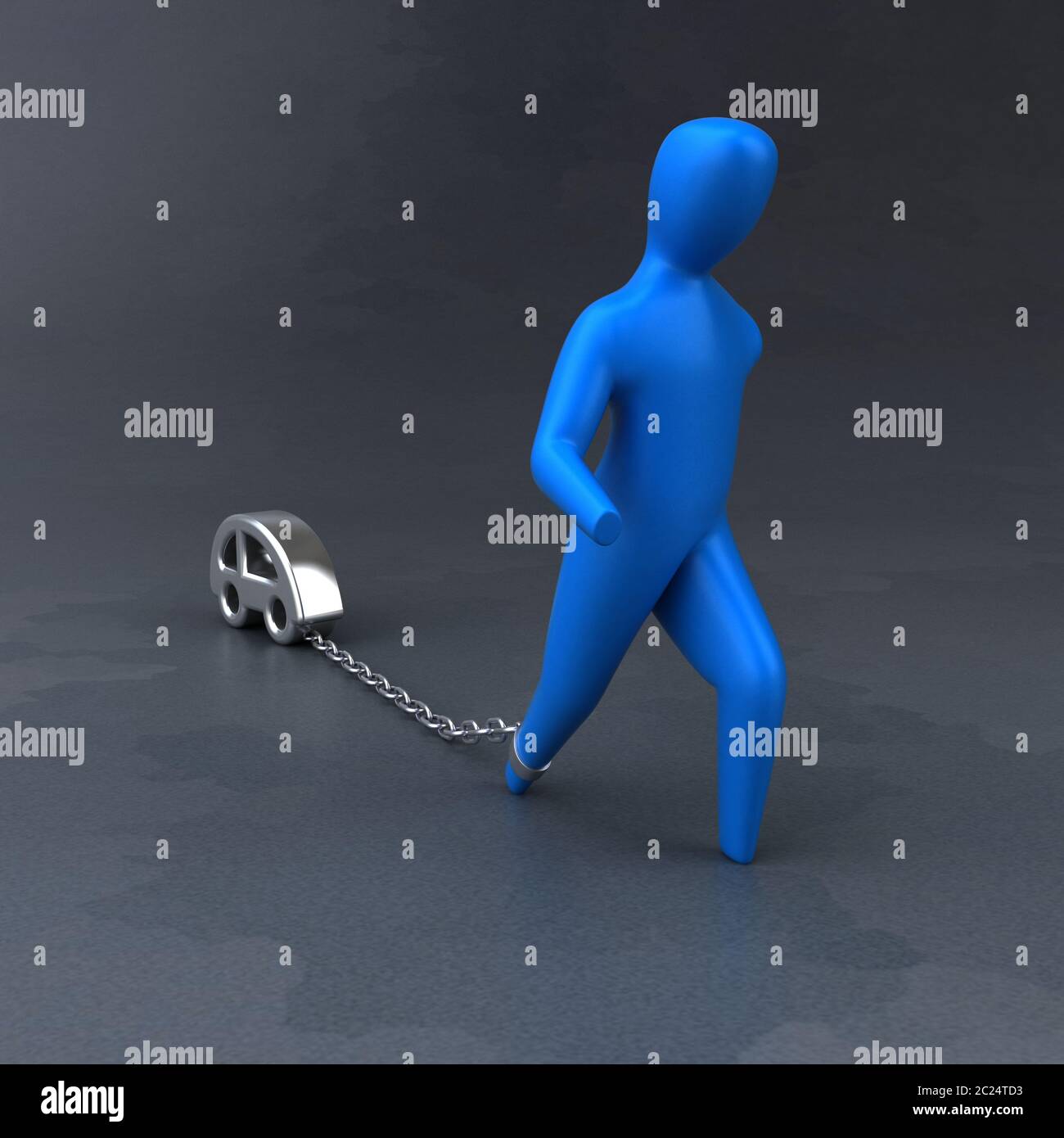 Burden symbol - 3D Illustration Stock Photo - Alamy