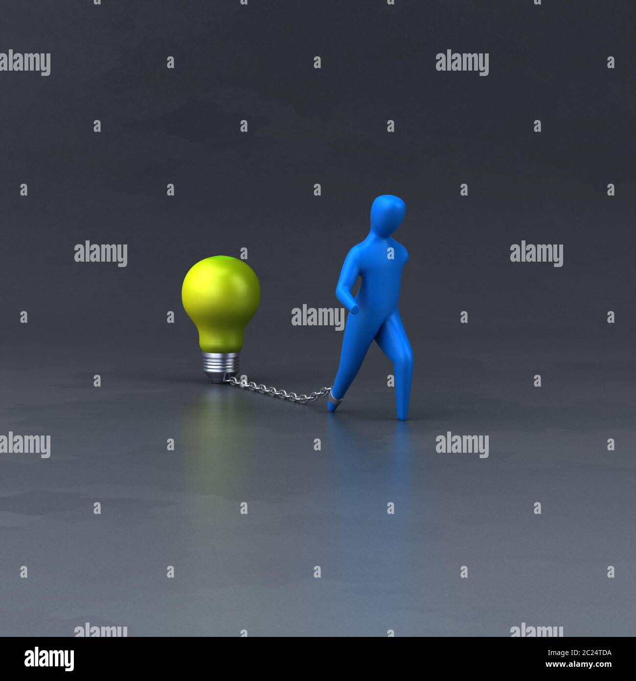 Burden symbol - 3D Illustration Stock Photo - Alamy