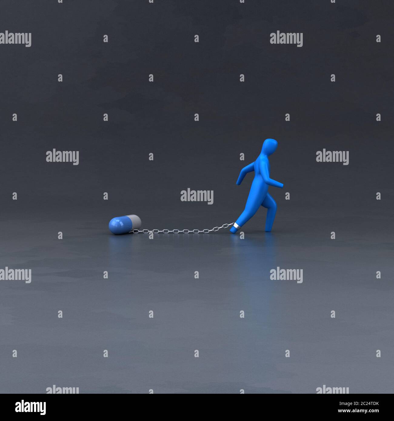 Burden symbol - 3D Illustration Stock Photo - Alamy