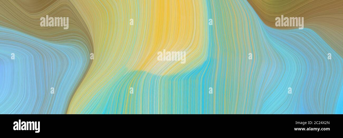 abstract and smooth landscape orientation graphic with waves. elegant ...