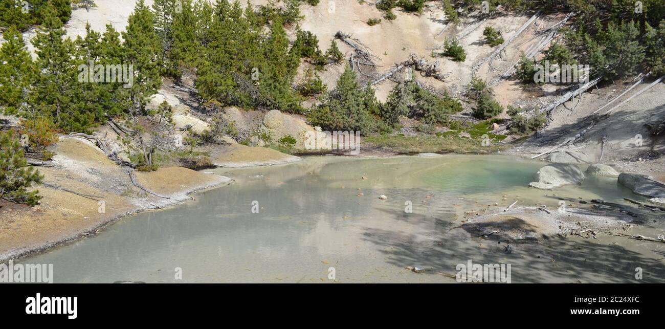 Monarch geyser crater hi-res stock photography and images - Alamy