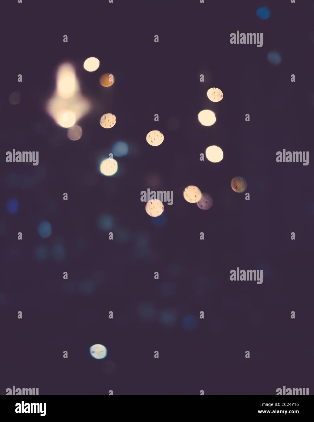 Big metropolitan city lights at night, blurry background Stock Photo ...