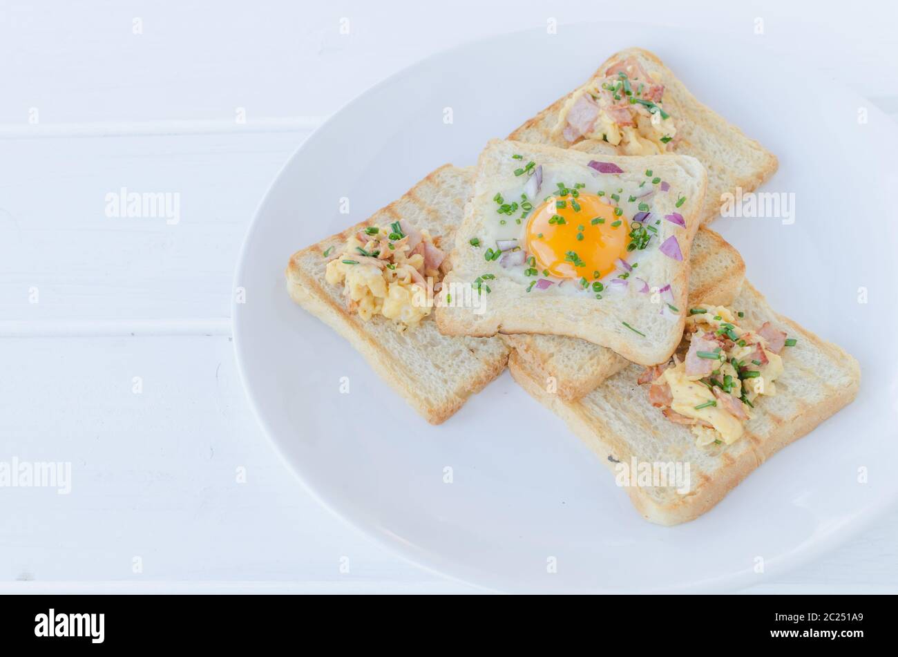 Scrambled eggs inside hi-res stock photography and images - Alamy
