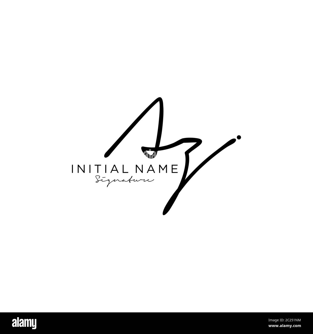 Az initials logo hi-res stock photography and images - Alamy