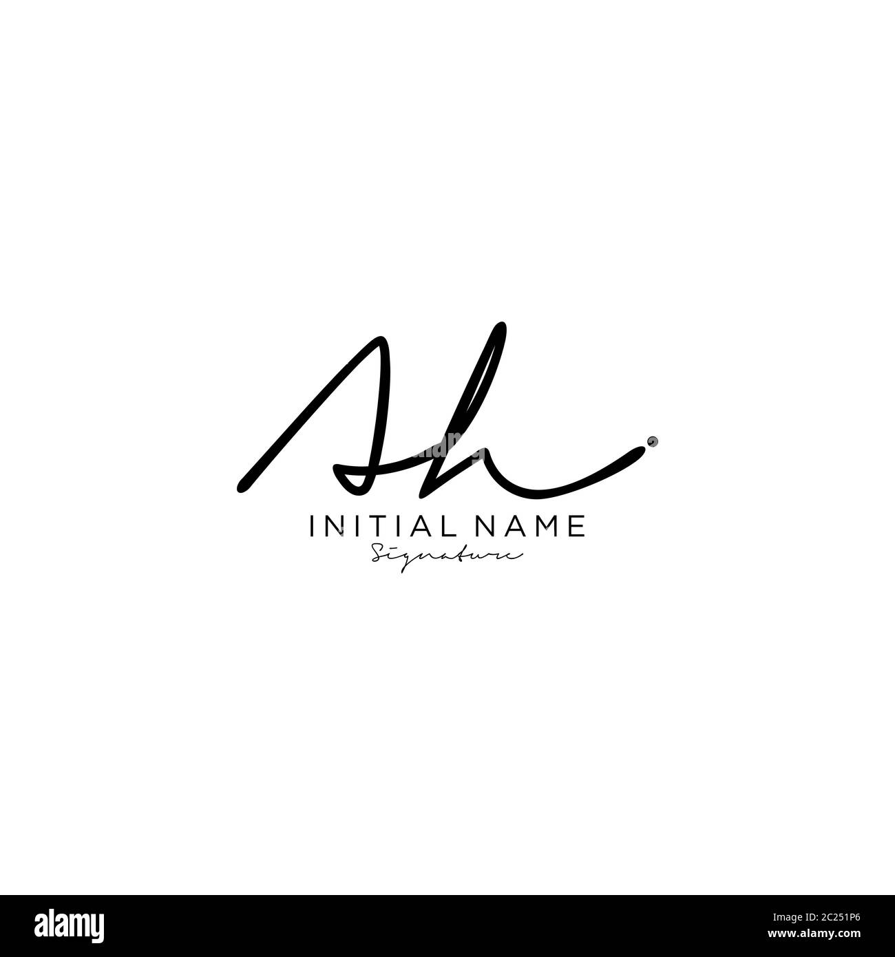 Ah signature hi-res stock photography and images - Alamy