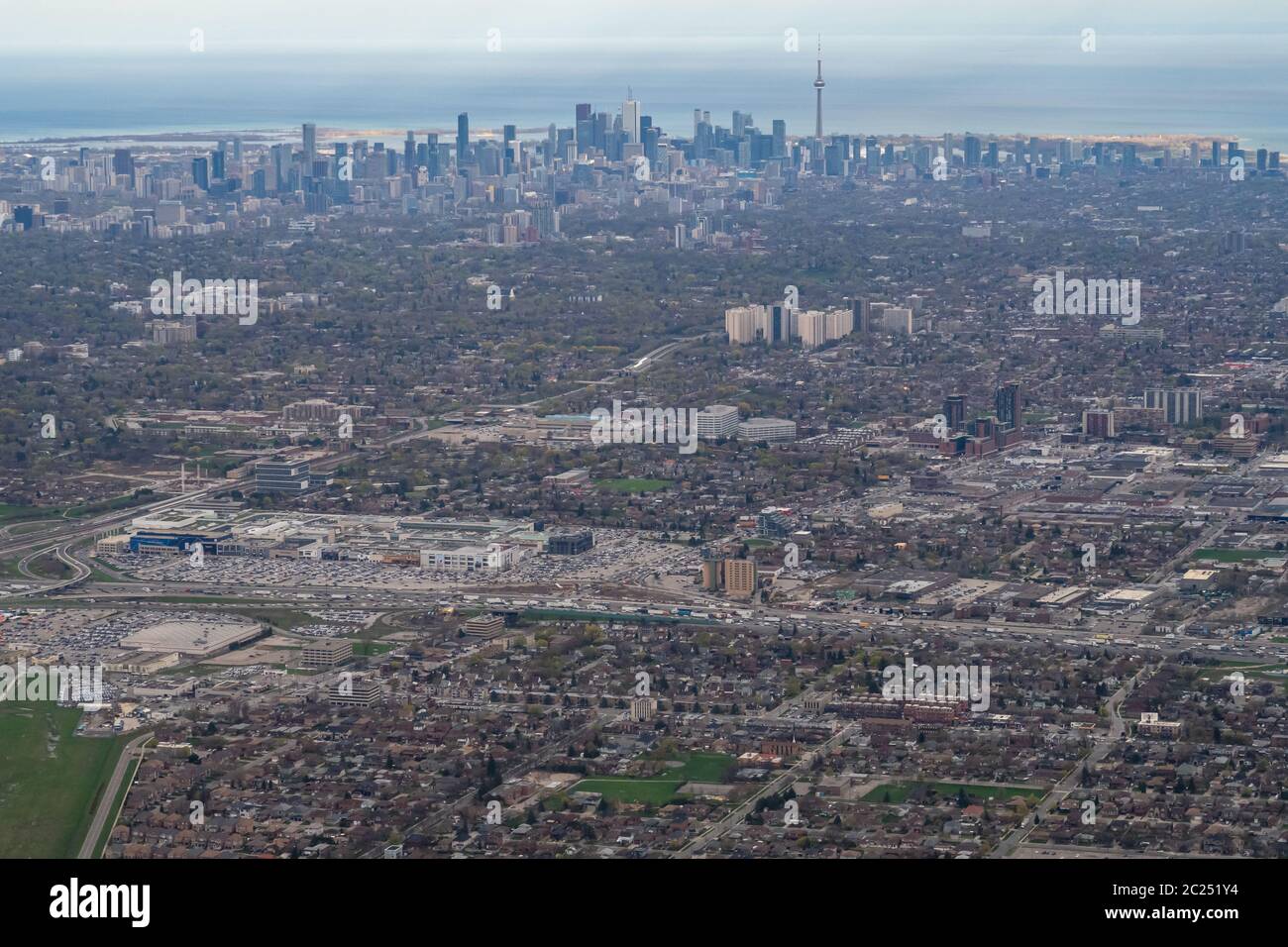 Toronto from above Stock Photo - Alamy