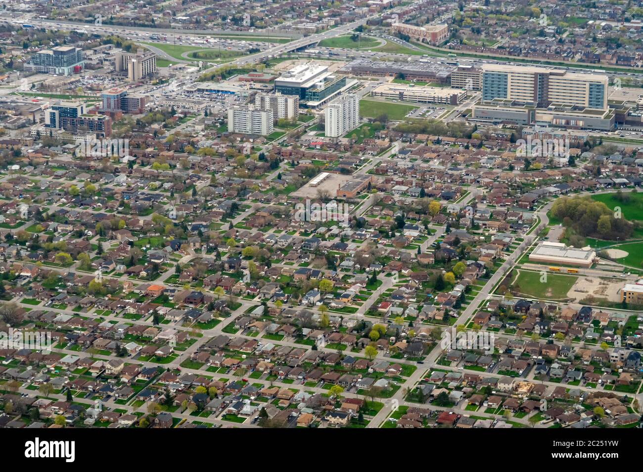 Toronto skyline aerial hi-res stock photography and images - Alamy
