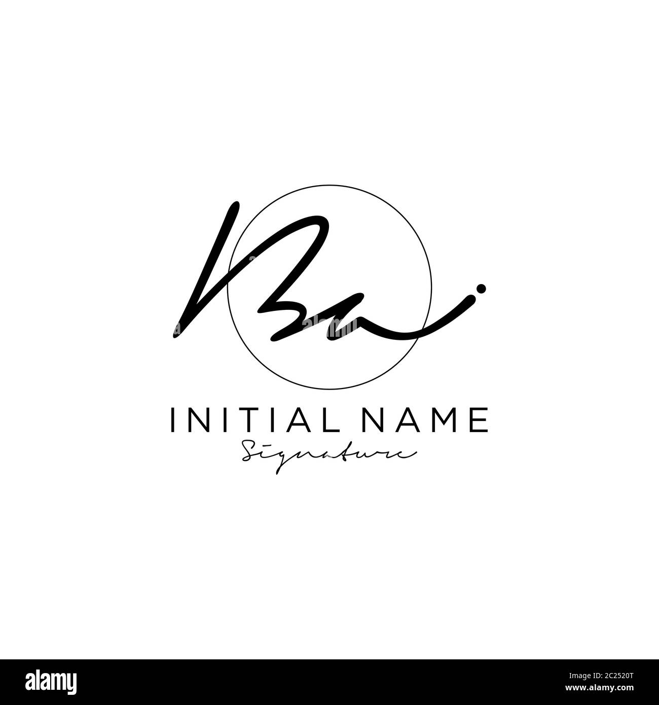 Ba initials logo Stock Vector Images - Alamy