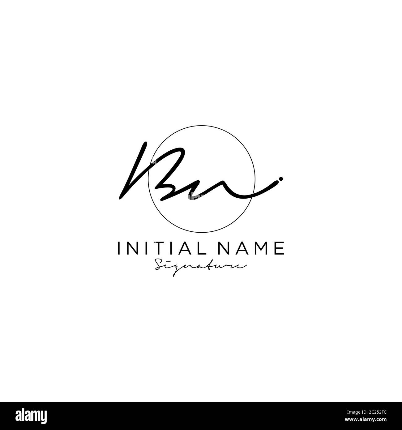 Bn initials logo Stock Vector Images - Alamy