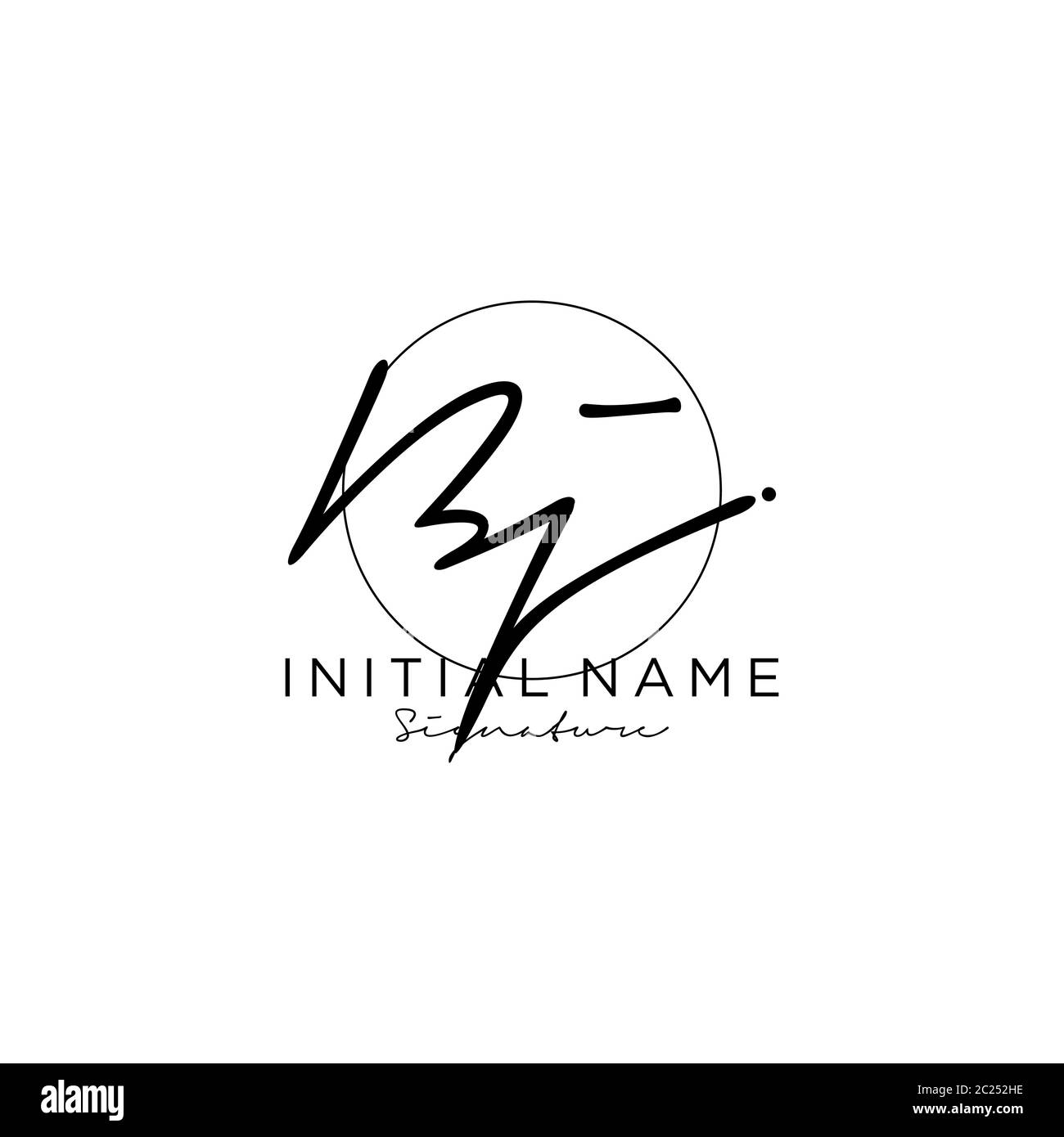 Bj initials logo Stock Vector Images - Alamy