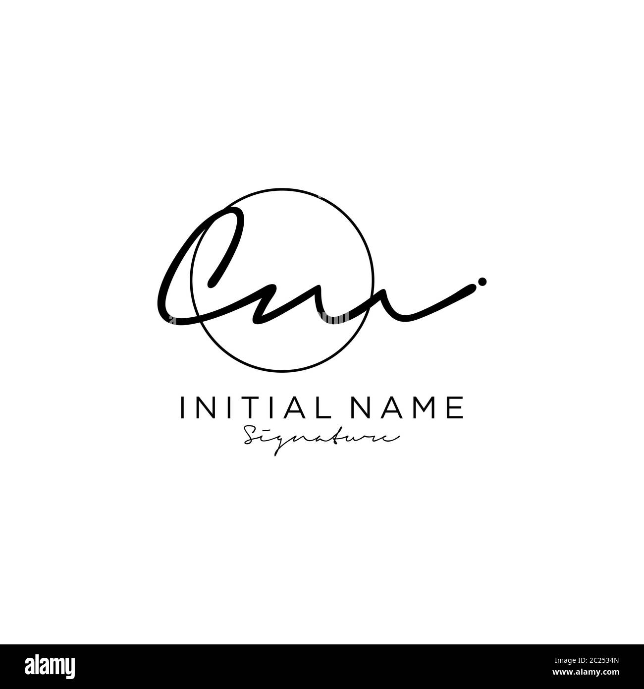 Cm initials logo hi-res stock photography and images - Alamy