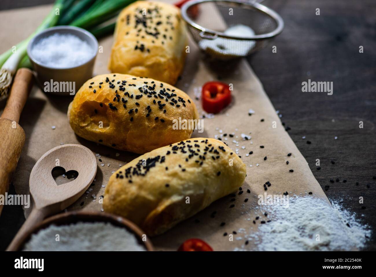 Traditional georgian cuisine Stock Photo - Alamy