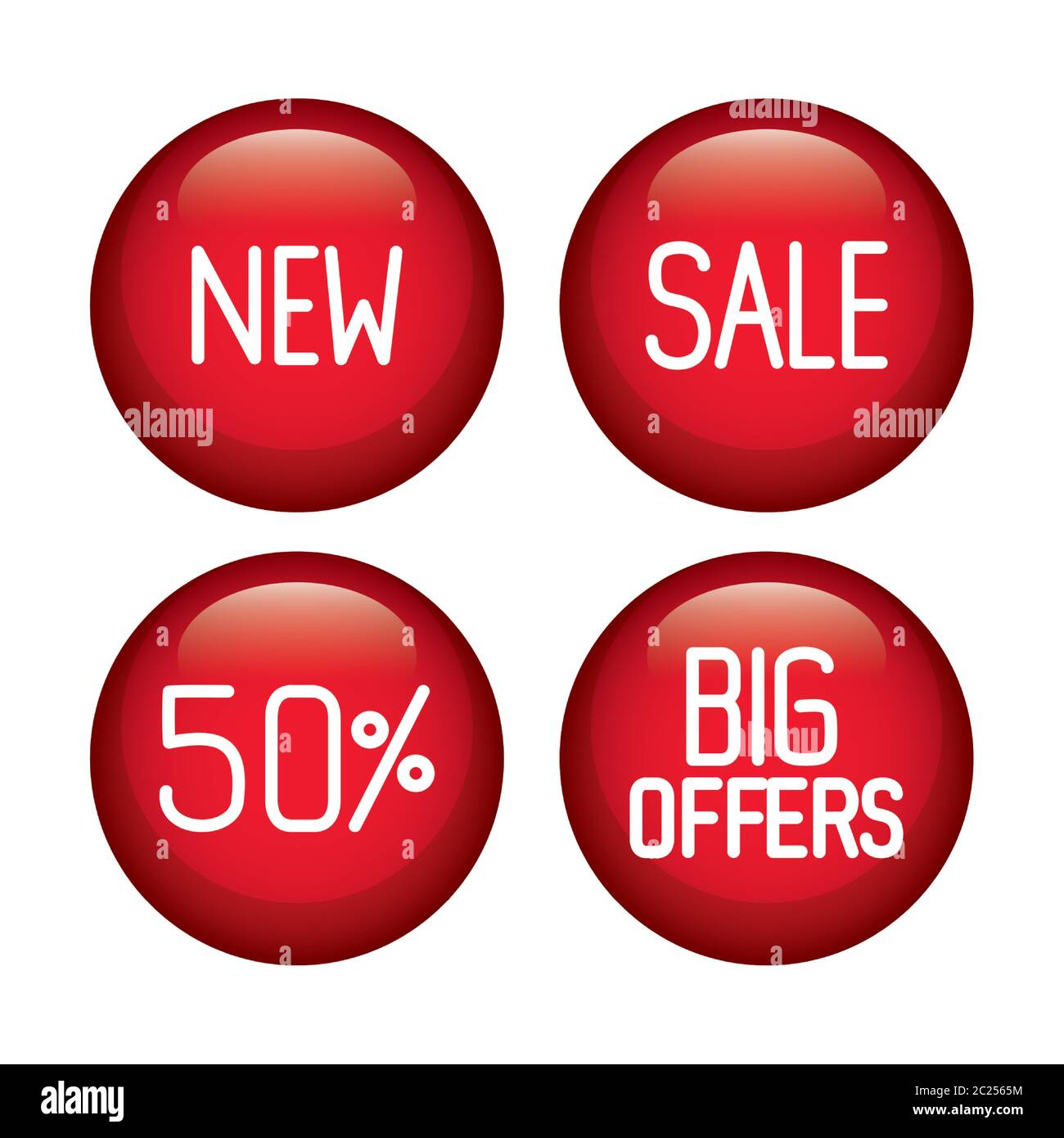 Big set web buttons web hi-res stock photography and images - Alamy