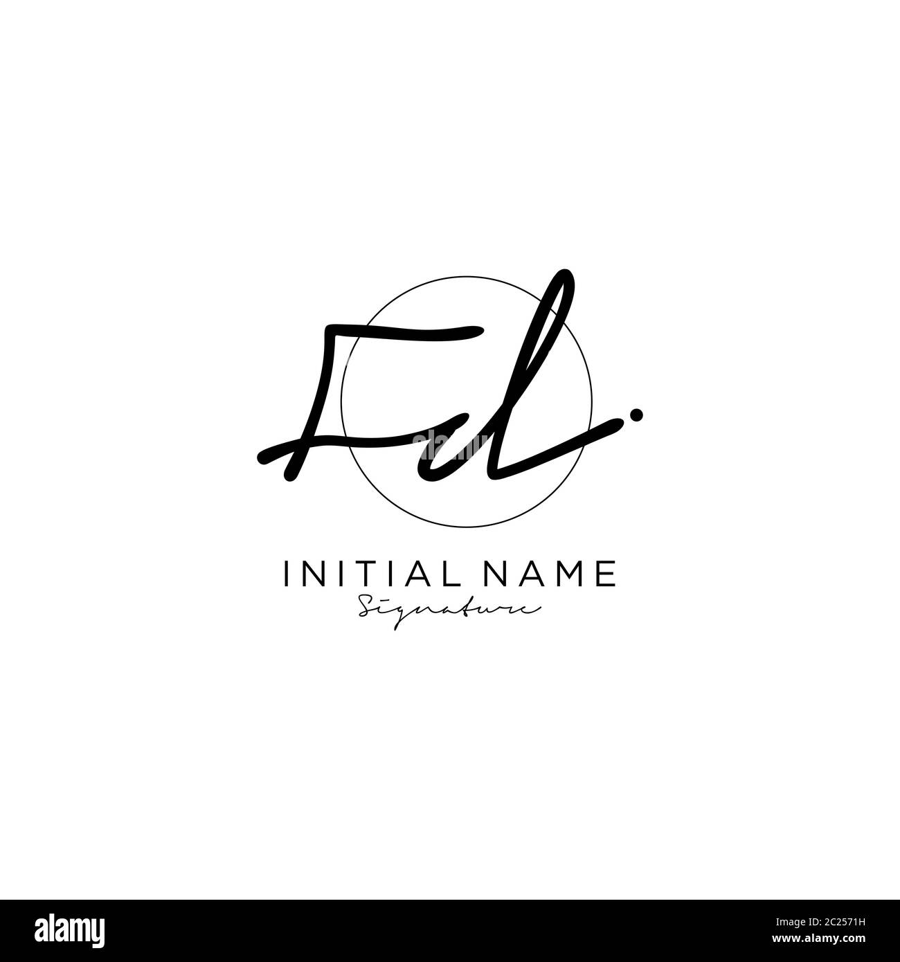 Initial fd logo hi-res stock photography and images - Alamy
