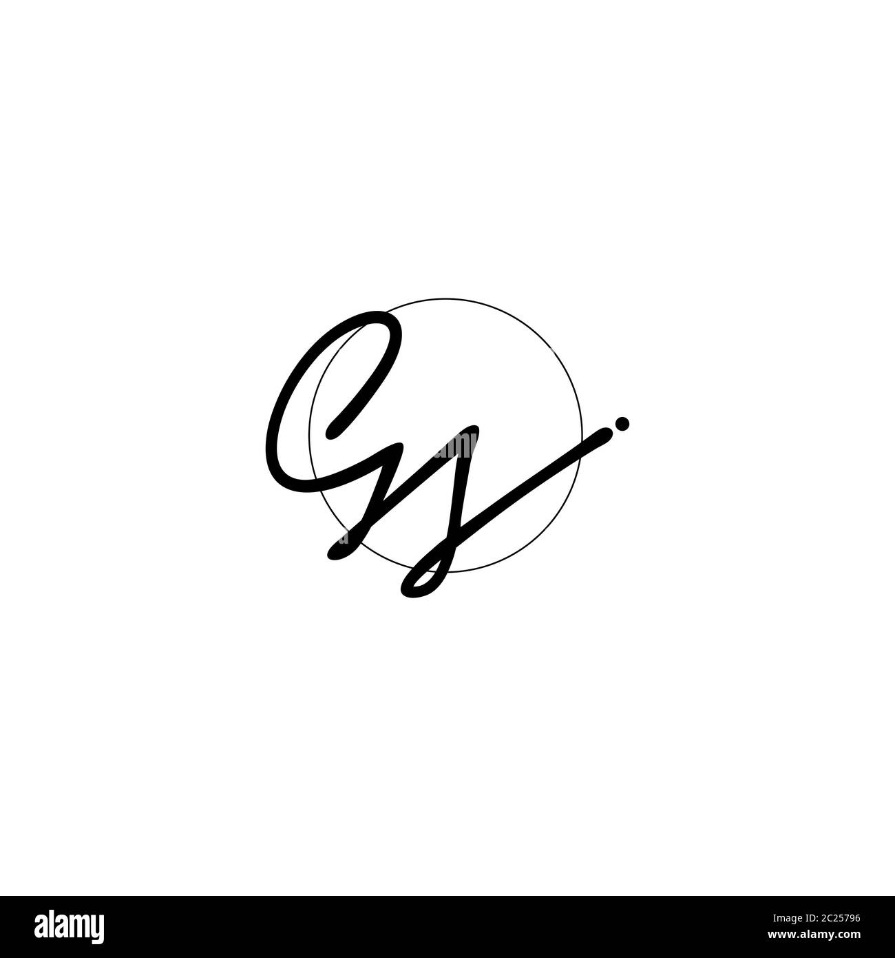 Gs initials logo hi-res stock photography and images - Alamy