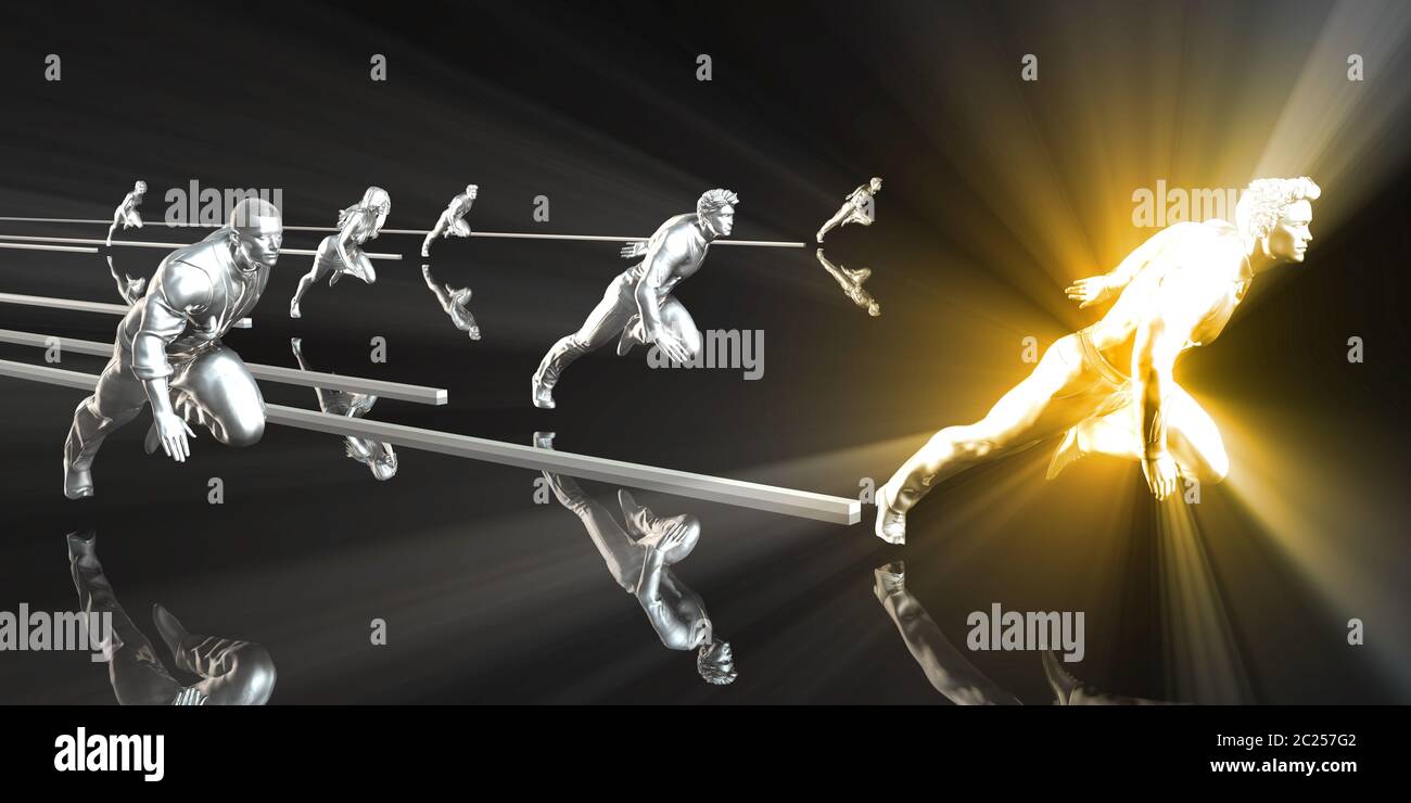 Leadership Concept with Business Professional Leading the Way Stock ...